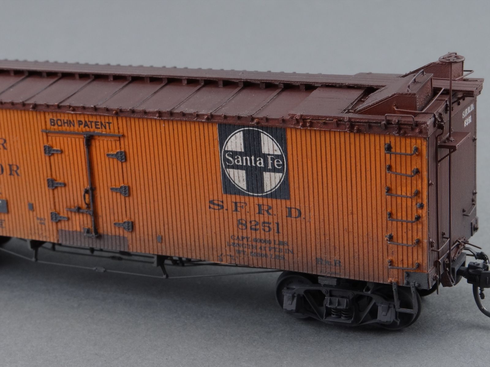 HO Westerfield 10802 Pro Built Kit - SFRD Santa Fe Reefer Refrigerator ...