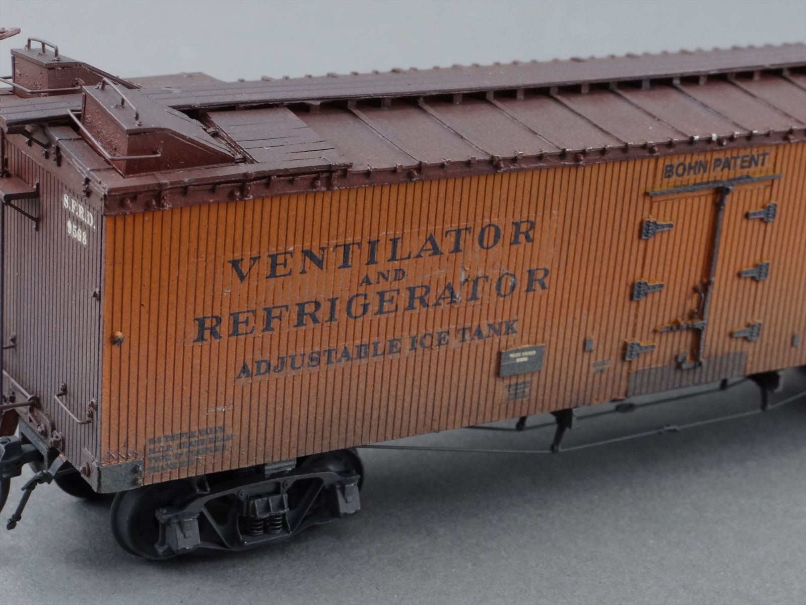 HO Westerfield 10802 Pro Built Kit - SFRD Santa Fe Reefer Refrigerator ...