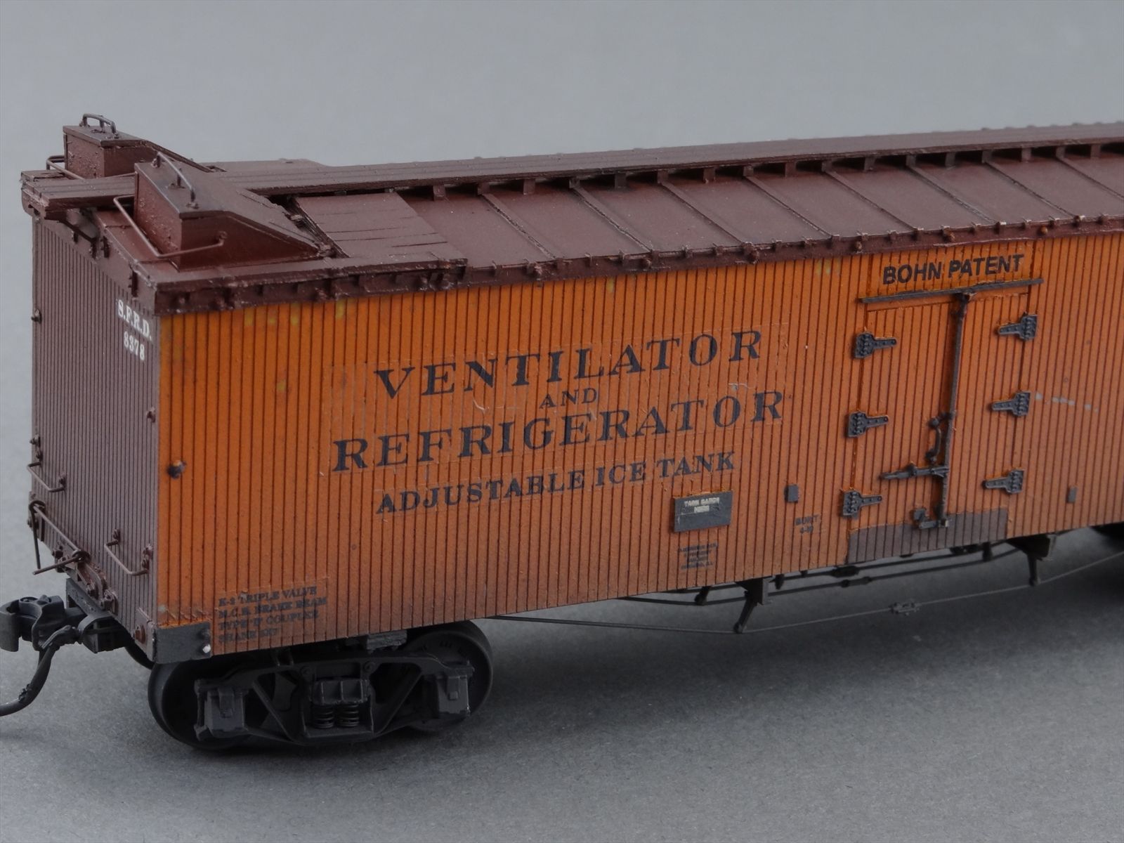 HO Westerfield 10802 Pro Built Kit - SFRD Santa Fe Reefer Refrigerator ...