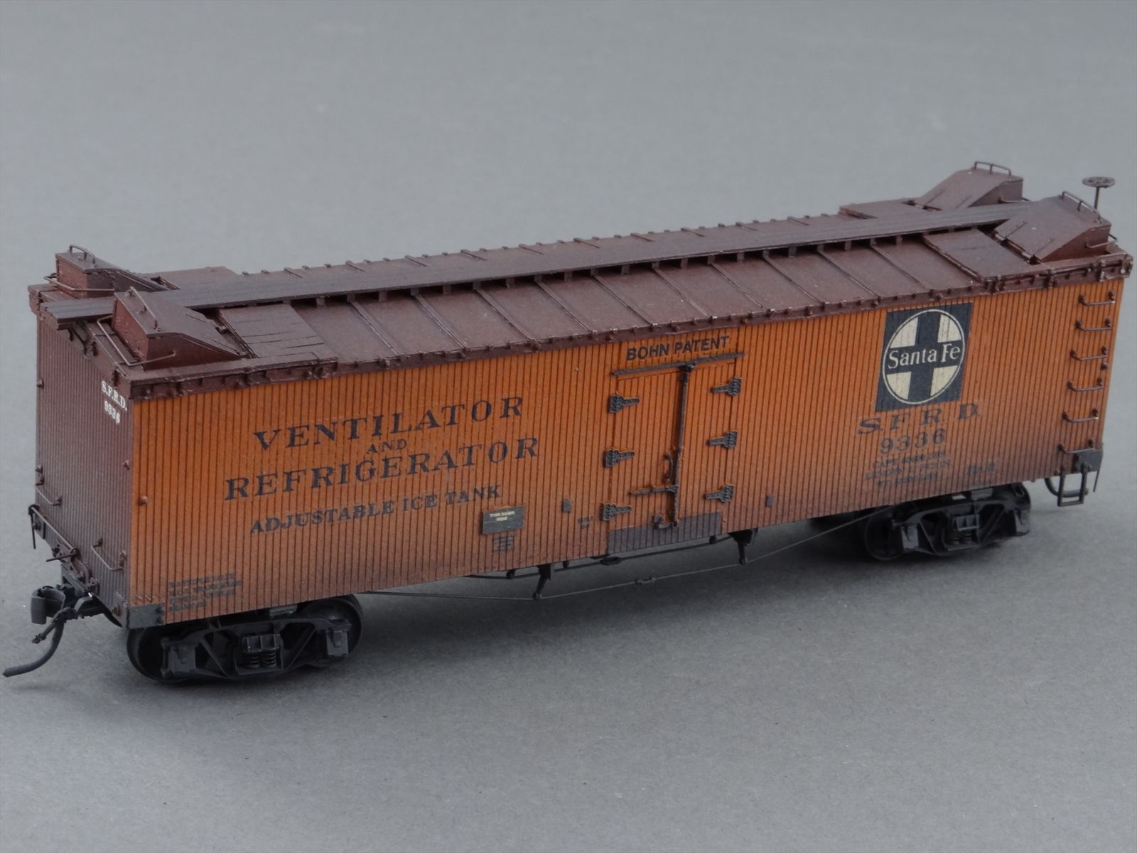 HO Westerfield 10802 Pro Built Kit - SFRD Santa Fe Reefer Refrigerator ...