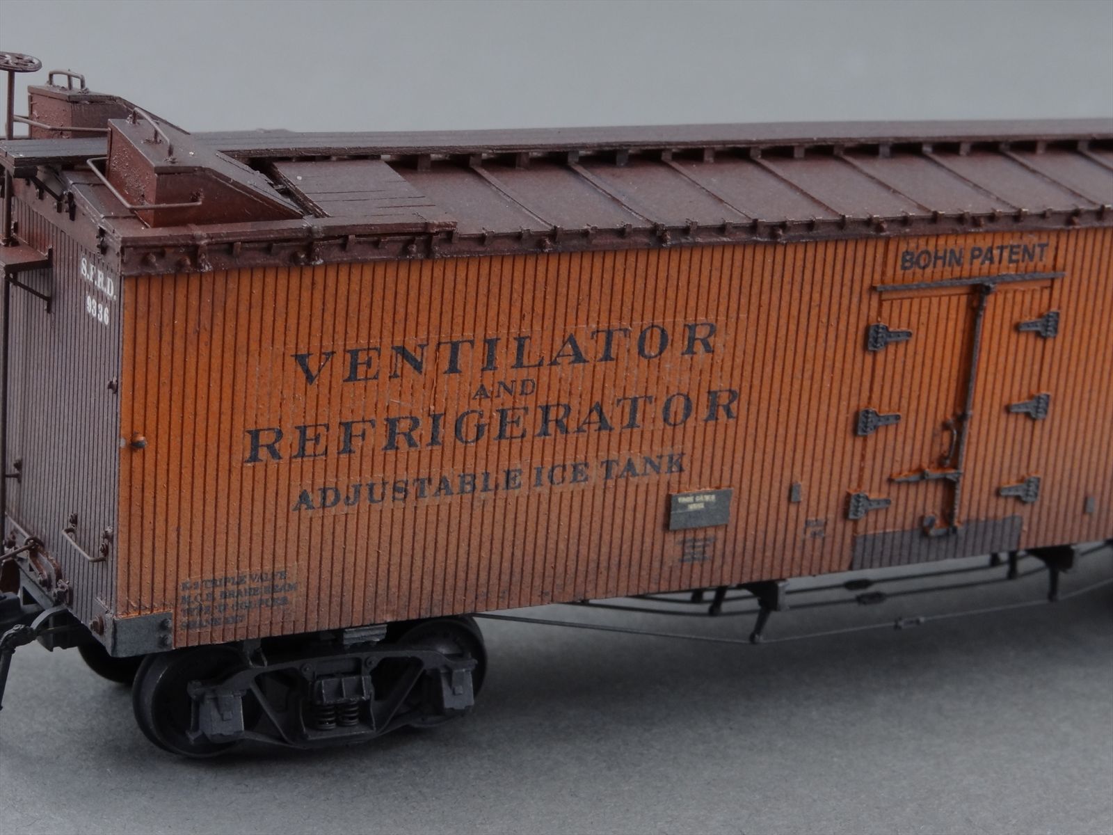 HO Westerfield 10802 Pro Built Kit - SFRD Santa Fe Reefer Refrigerator ...