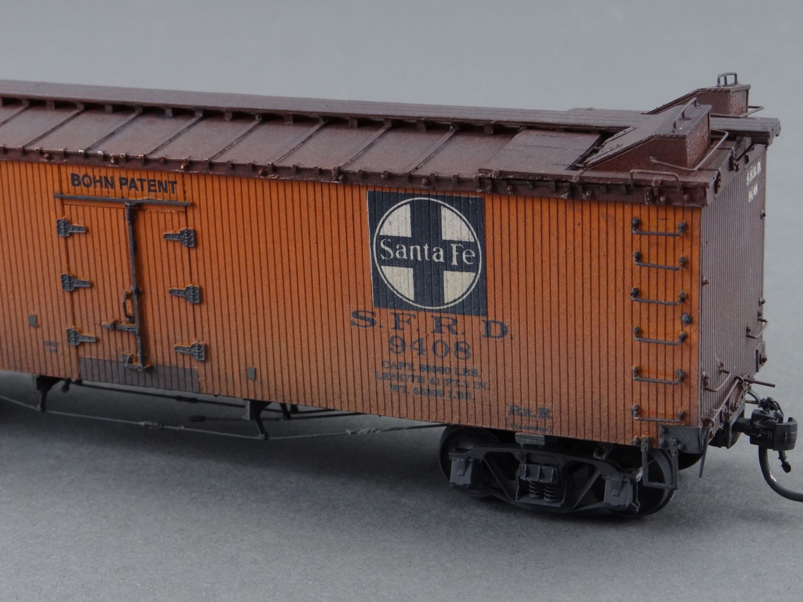 HO Westerfield 10802 Pro Built Kit - SFRD Santa Fe Reefer Refrigerator ...