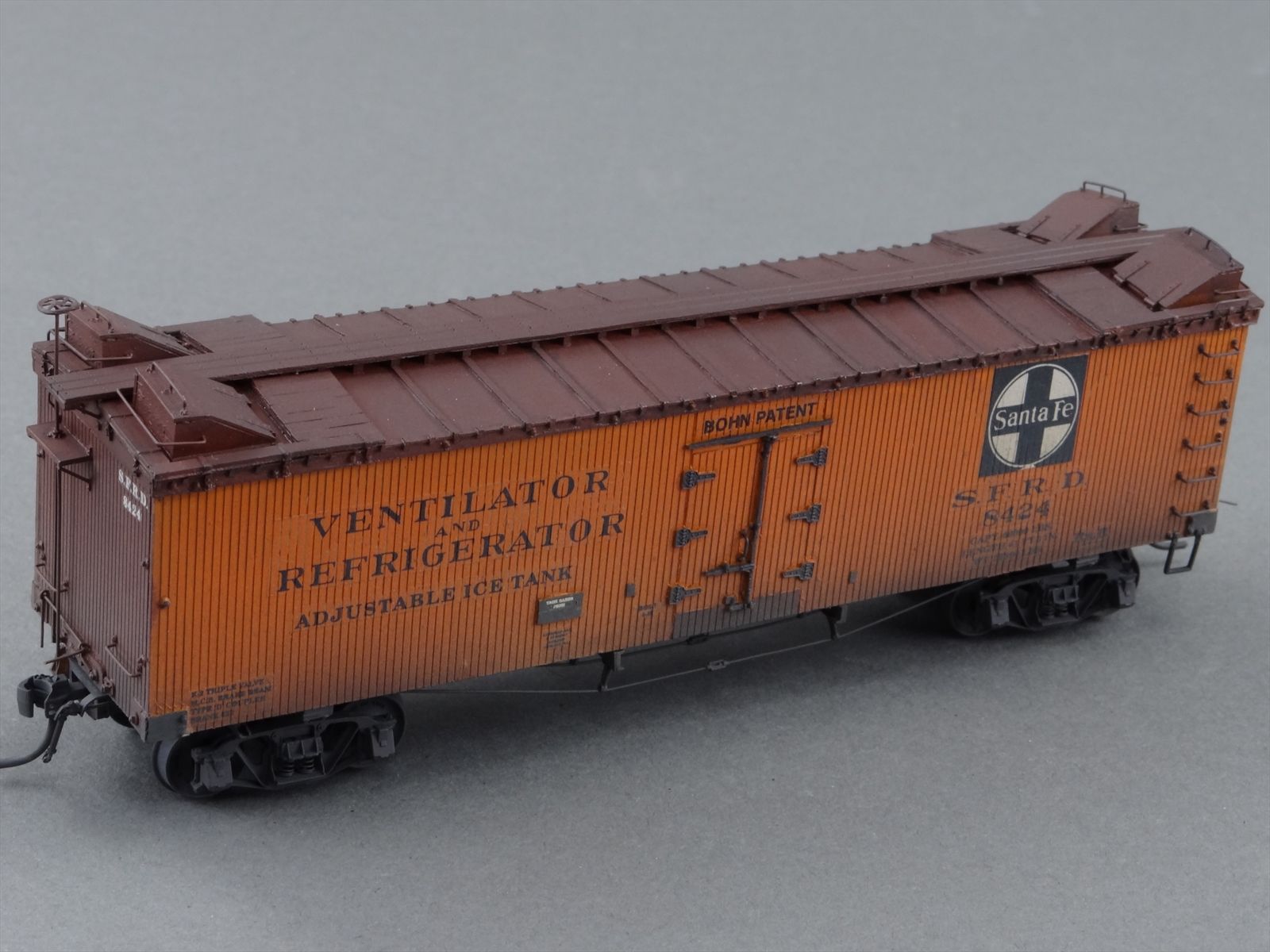 HO Westerfield 10802 Pro Built Kit - SFRD Santa Fe Reefer Refrigerator ...