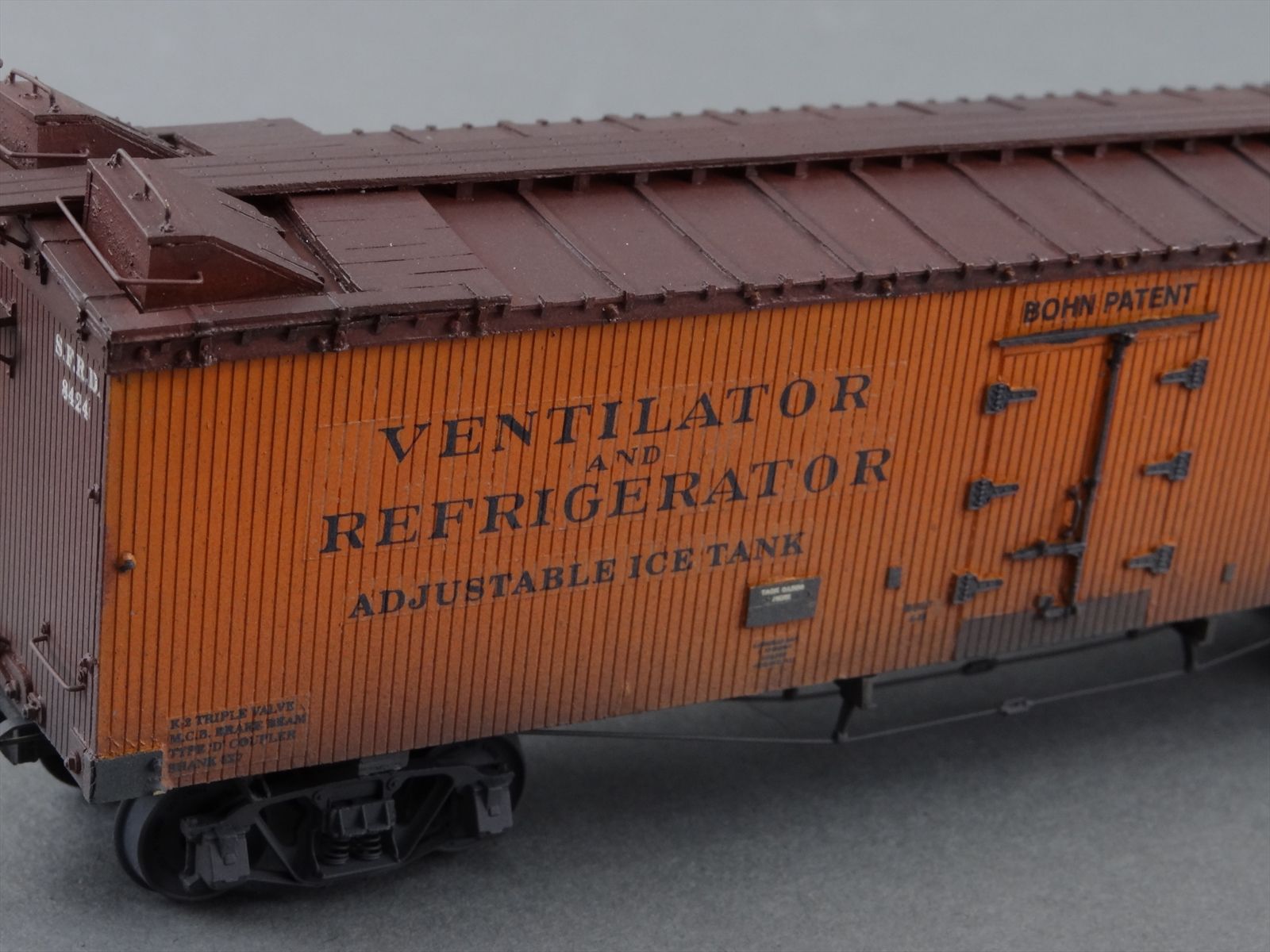 HO Westerfield 10802 Pro Built Kit - SFRD Santa Fe Reefer Refrigerator ...