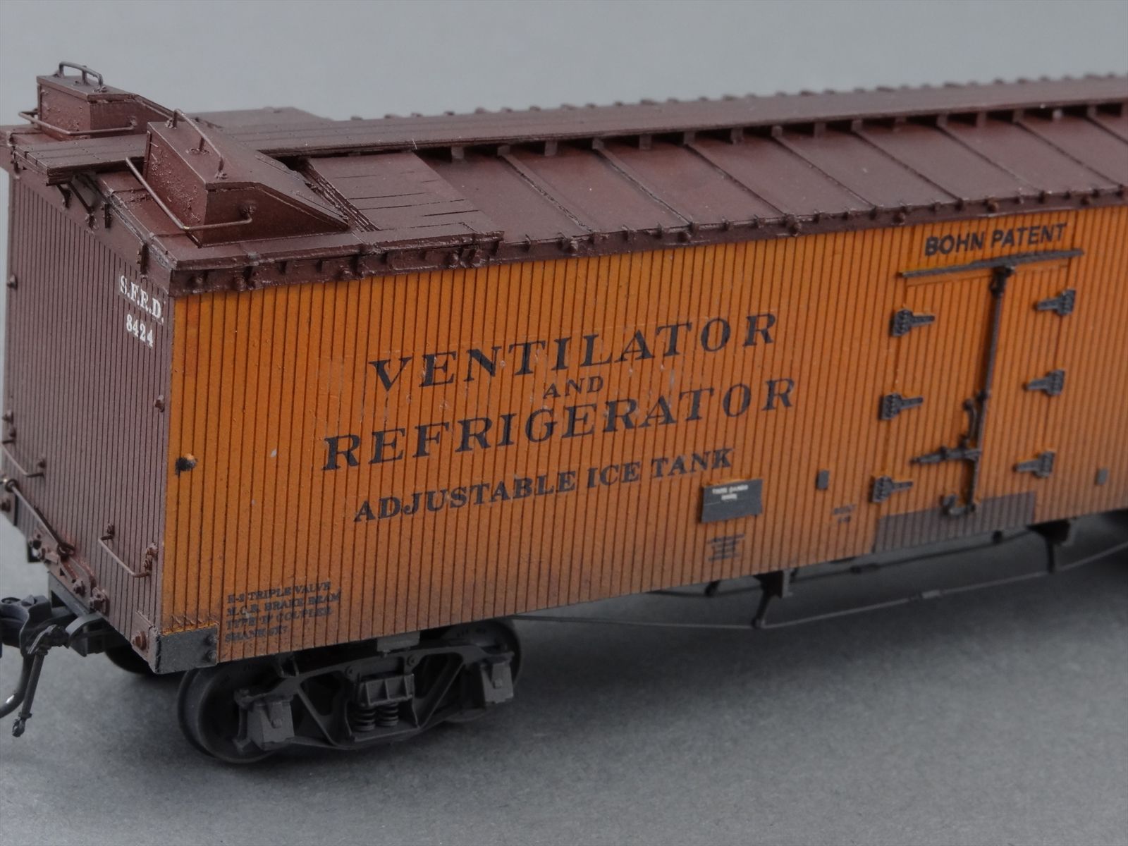 HO Westerfield 10802 Pro Built Kit - SFRD Santa Fe Reefer Refrigerator ...