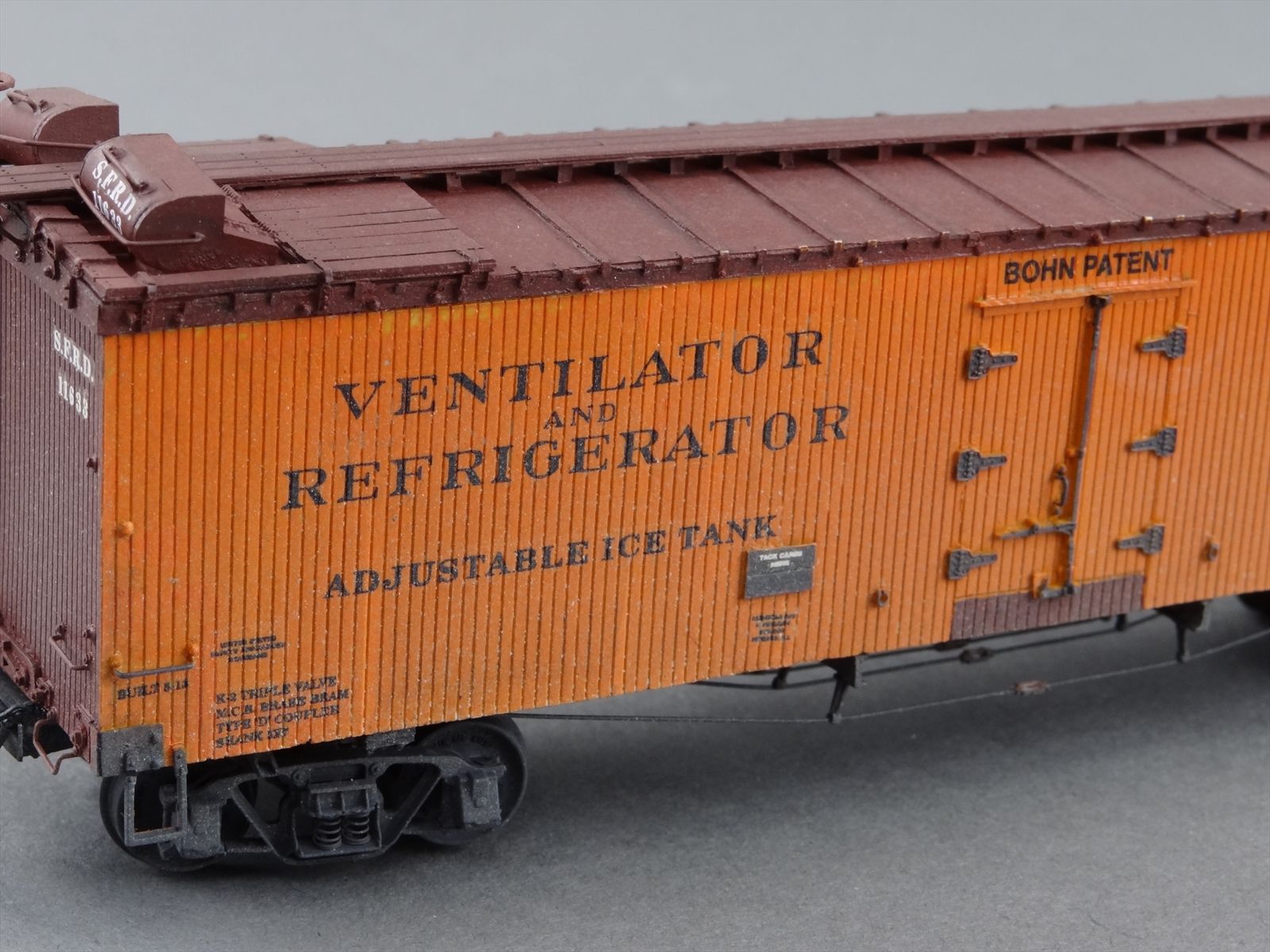 HO Westerfield 10803 Pro Built Kit - SFRD Santa Fe Reefer Refrigerator ...