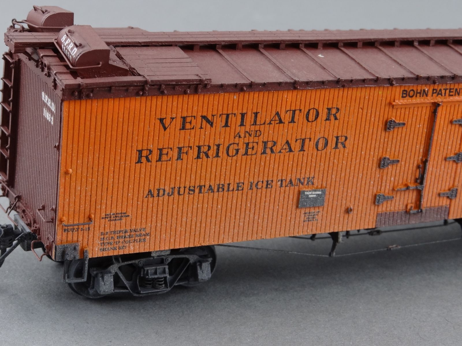 HO Westerfield 10803 Pro Built Kit - SFRD Santa Fe Reefer Refrigerator ...