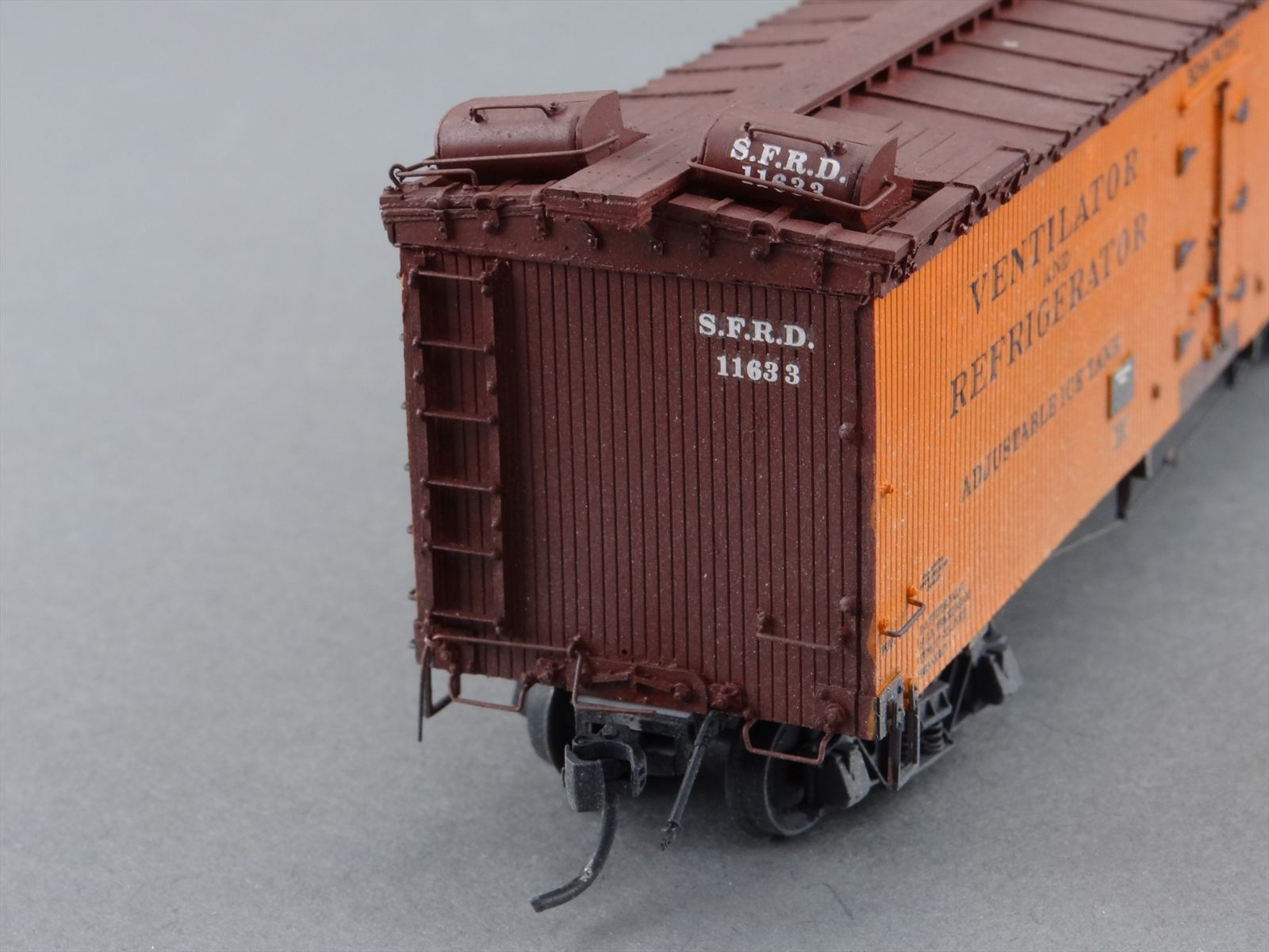 HO Westerfield 10803 Pro Built Kit - SFRD Santa Fe Reefer Refrigerator ...