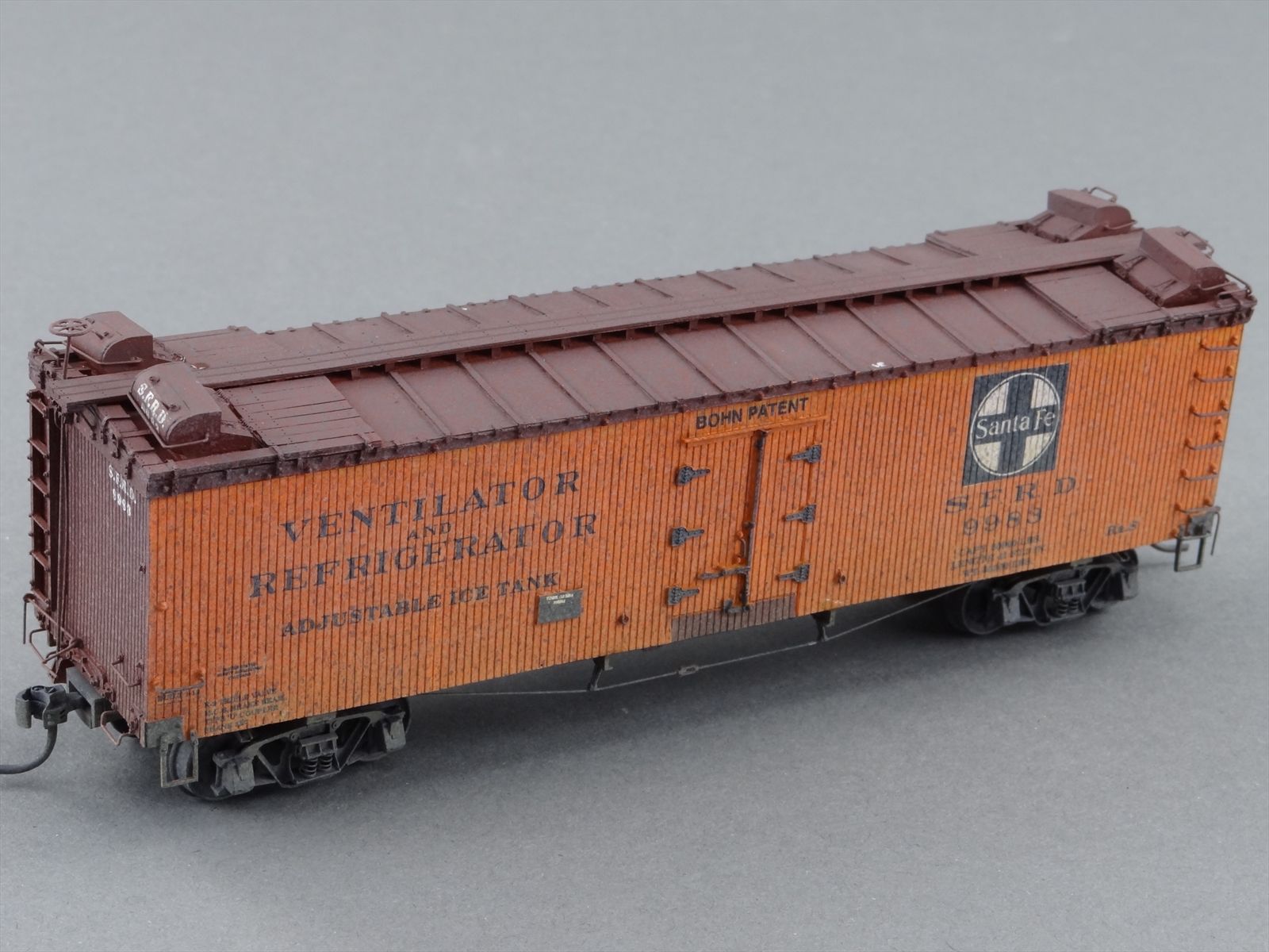 HO Westerfield 10803 Pro Built Kit - SFRD Santa Fe Reefer Refrigerator ...