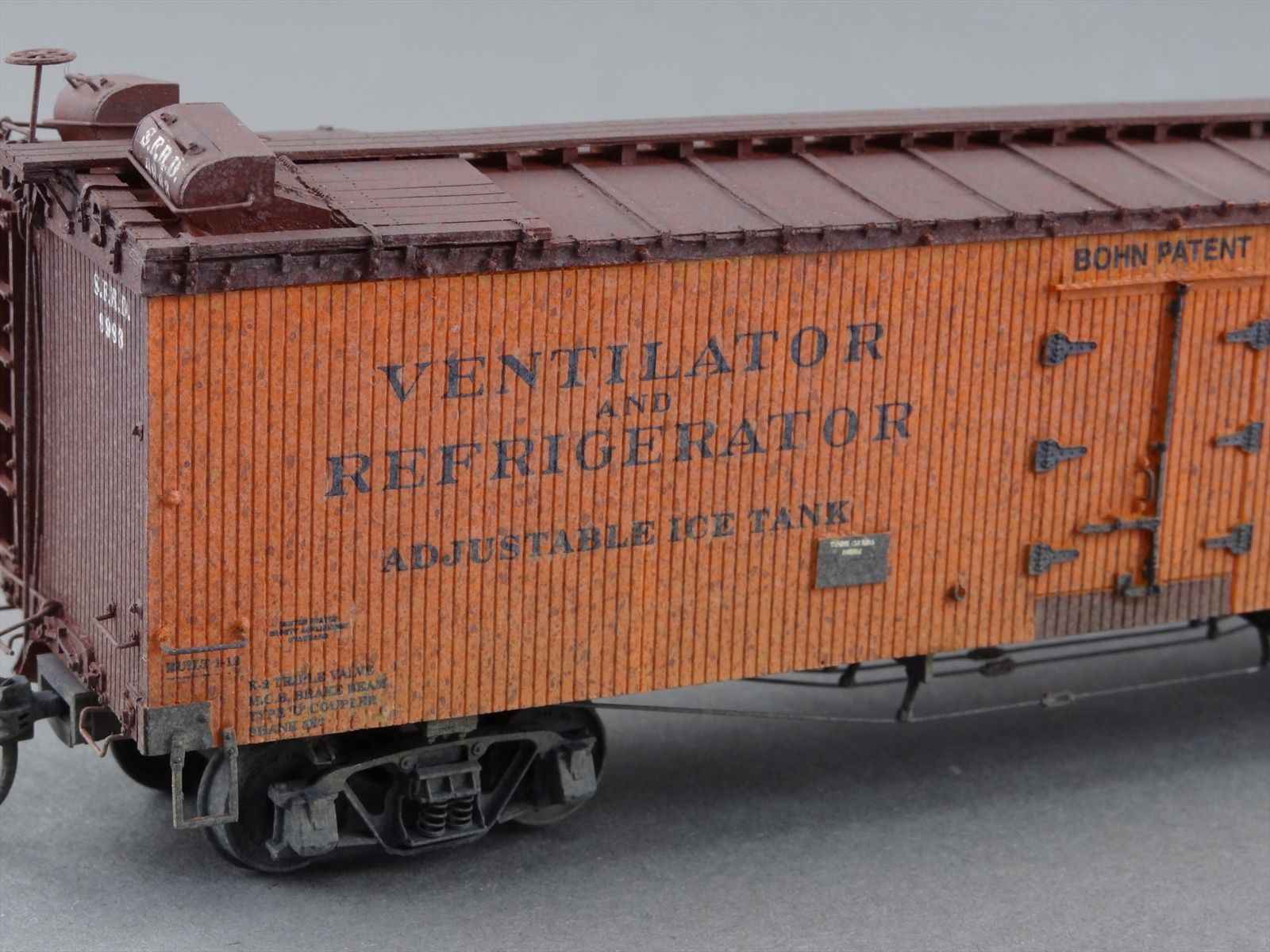 HO Westerfield 10803 Pro Built Kit - SFRD Santa Fe Reefer Refrigerator ...