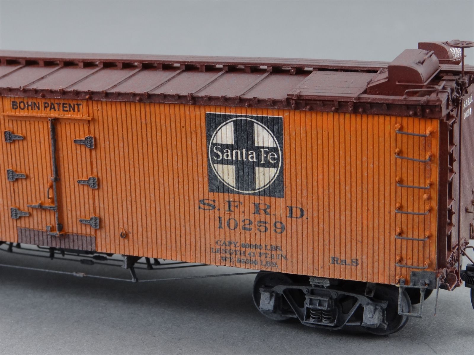 HO Westerfield 10803 Pro Built Kit - SFRD Santa Fe Reefer Refrigerator ...