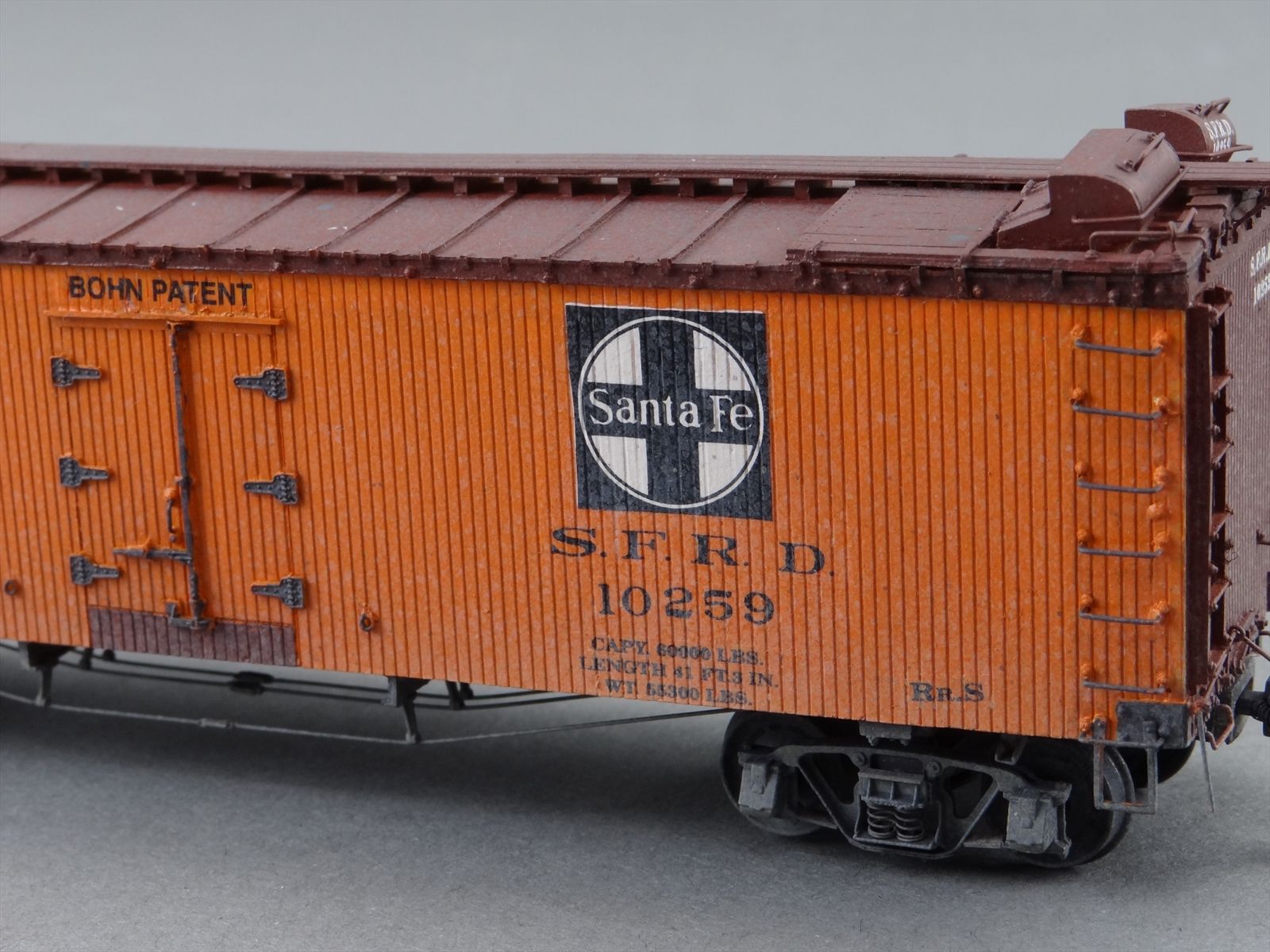 HO Westerfield 10803 Pro Built Kit - SFRD Santa Fe Reefer Refrigerator ...