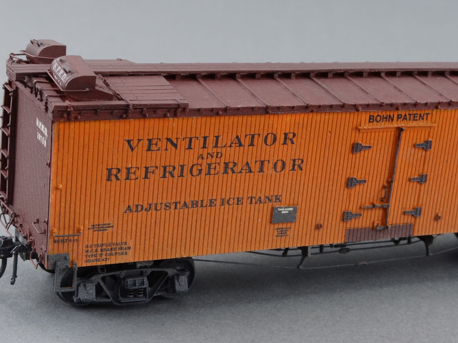 HO Westerfield 10803 Pro Built Kit - SFRD Santa Fe Reefer Refrigerator ...