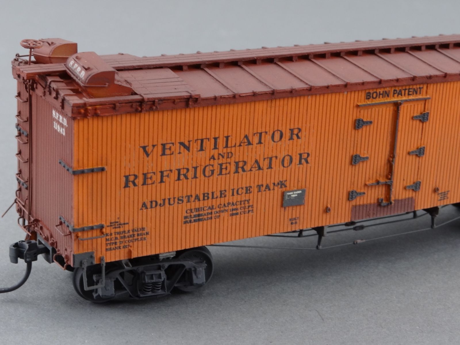 HO Westerfield 10803 Pro Built Kit - SFRD Santa Fe Reefer Refrigerator ...