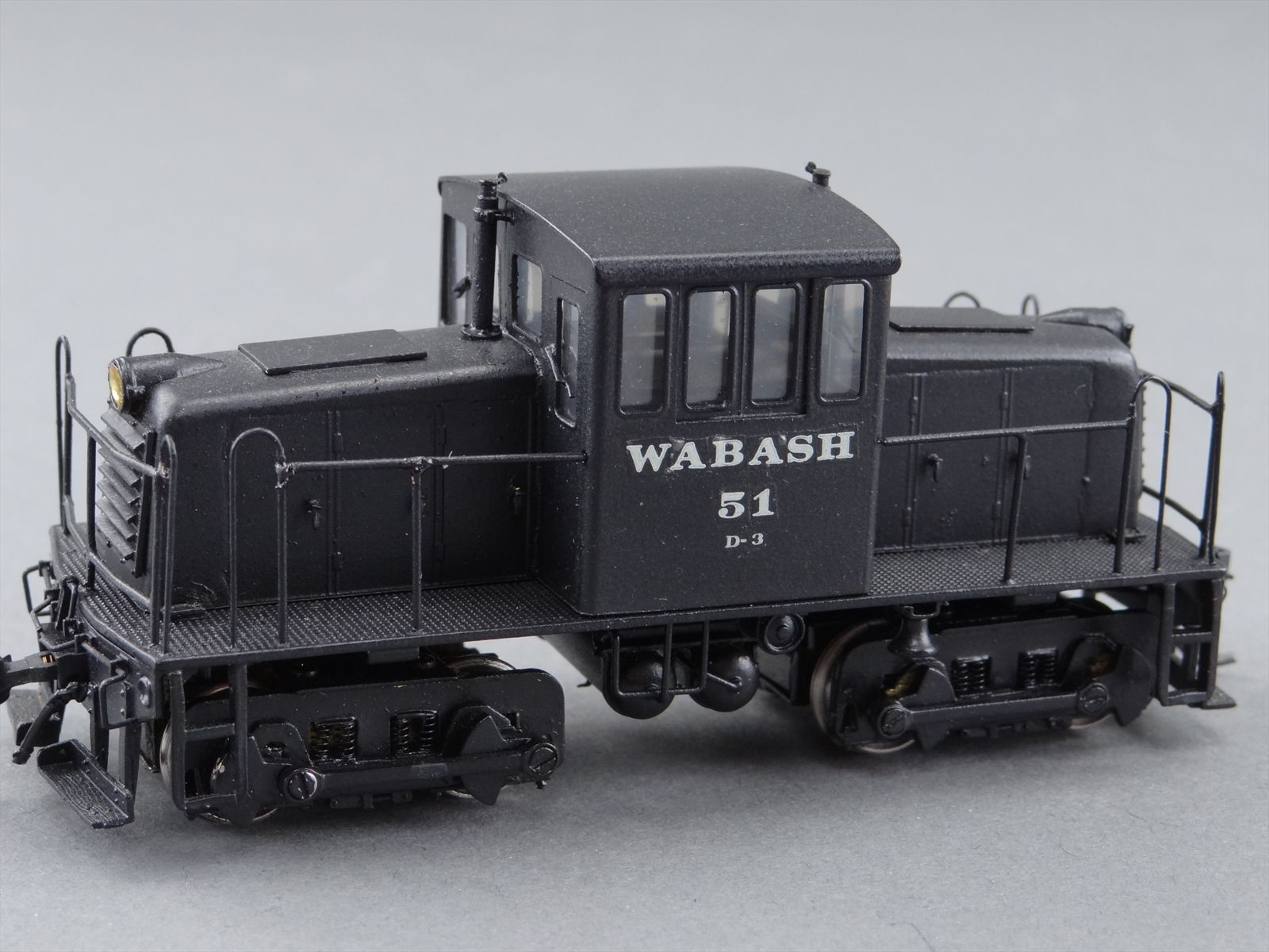 HO Brass OMI 5033 Overland WABASH GE D-3 45-Ton Industrial Siderod ...