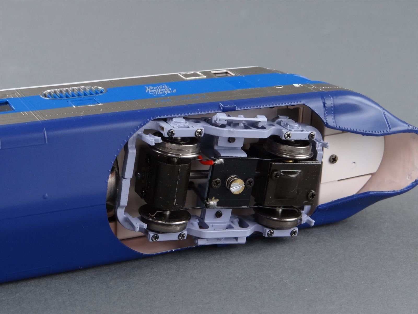 HO Brass Model Train - Railworks NH New Haven Comet 3-Unit Passenger ...