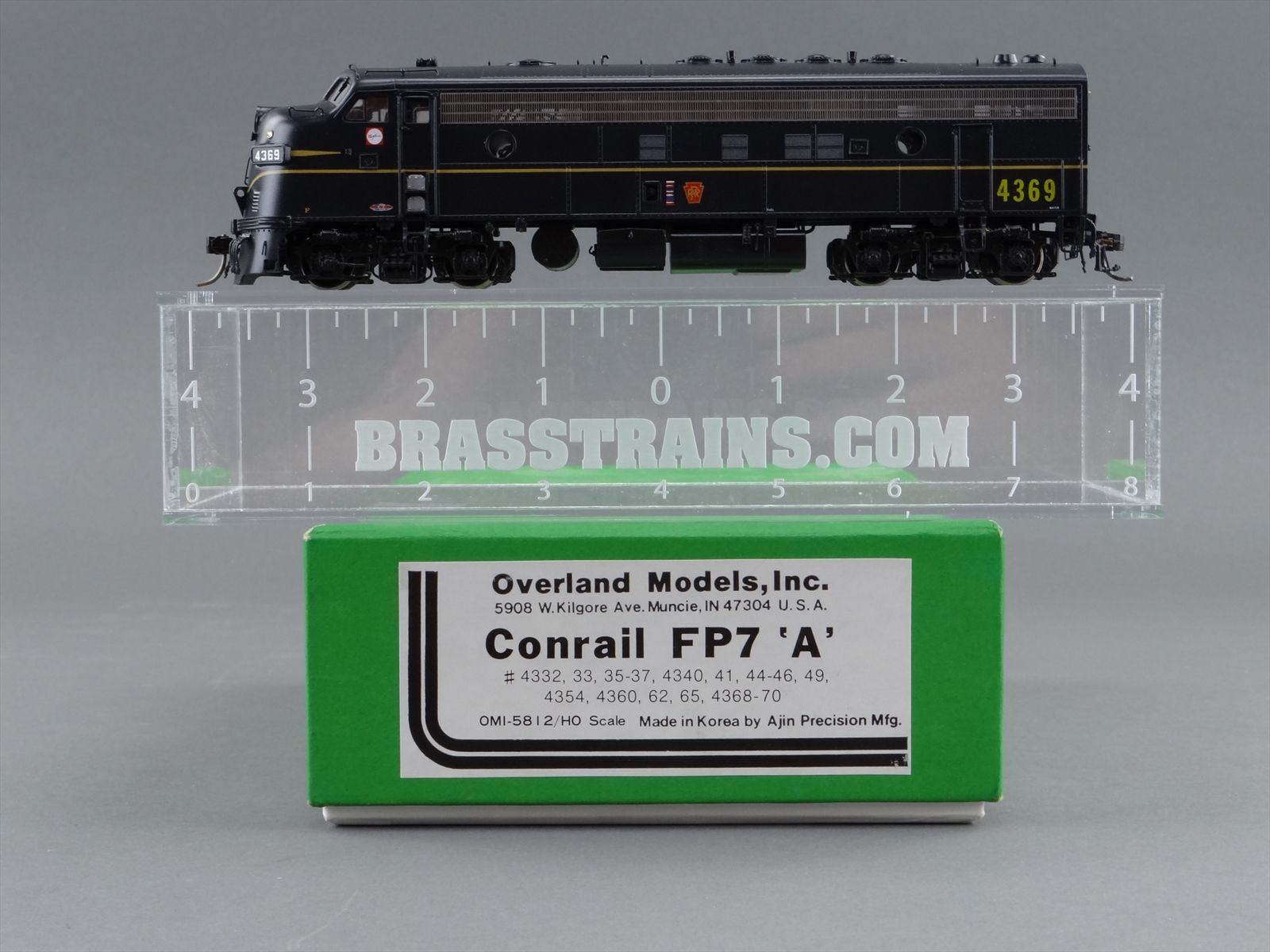 HO Brass Model Train - OMI 5812 Overland PRR Pennsylvania FP7 A-Unit ...