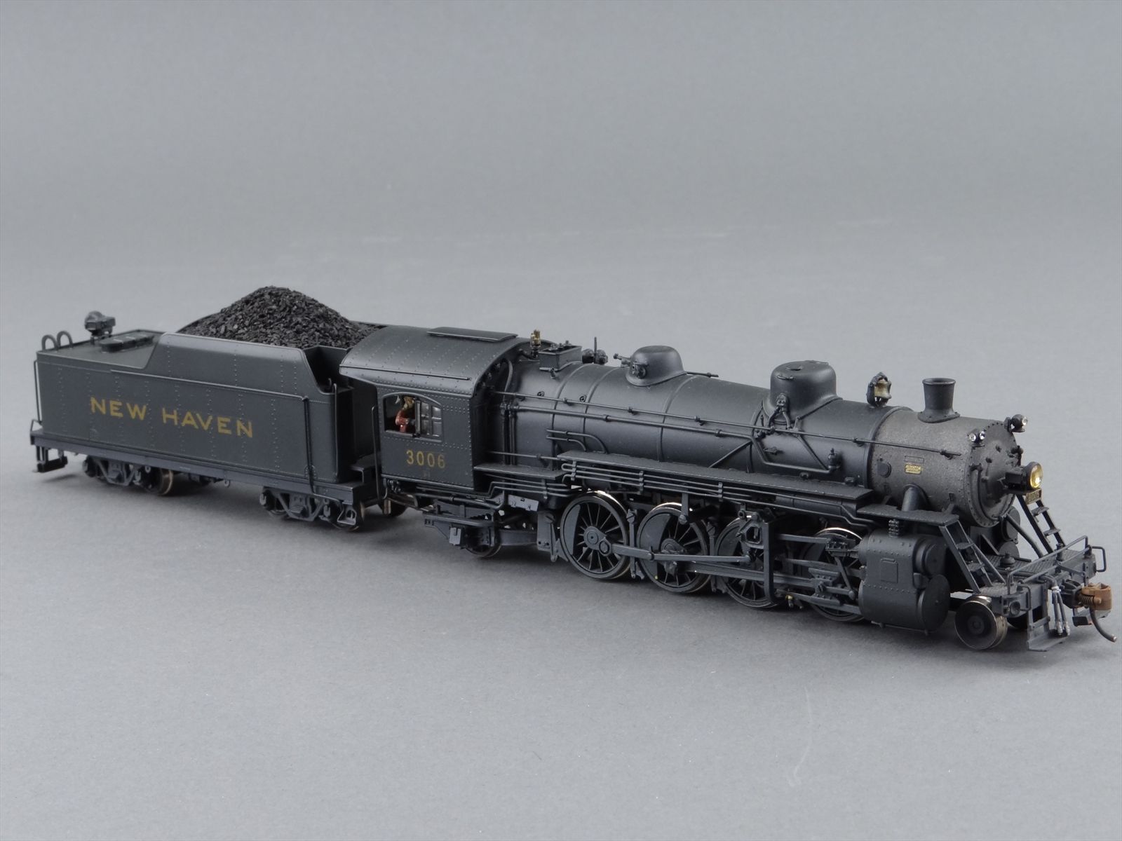 HO Brass Model Train - Key Imports NH New Haven 2-8-2 J-1 Mikado #3006