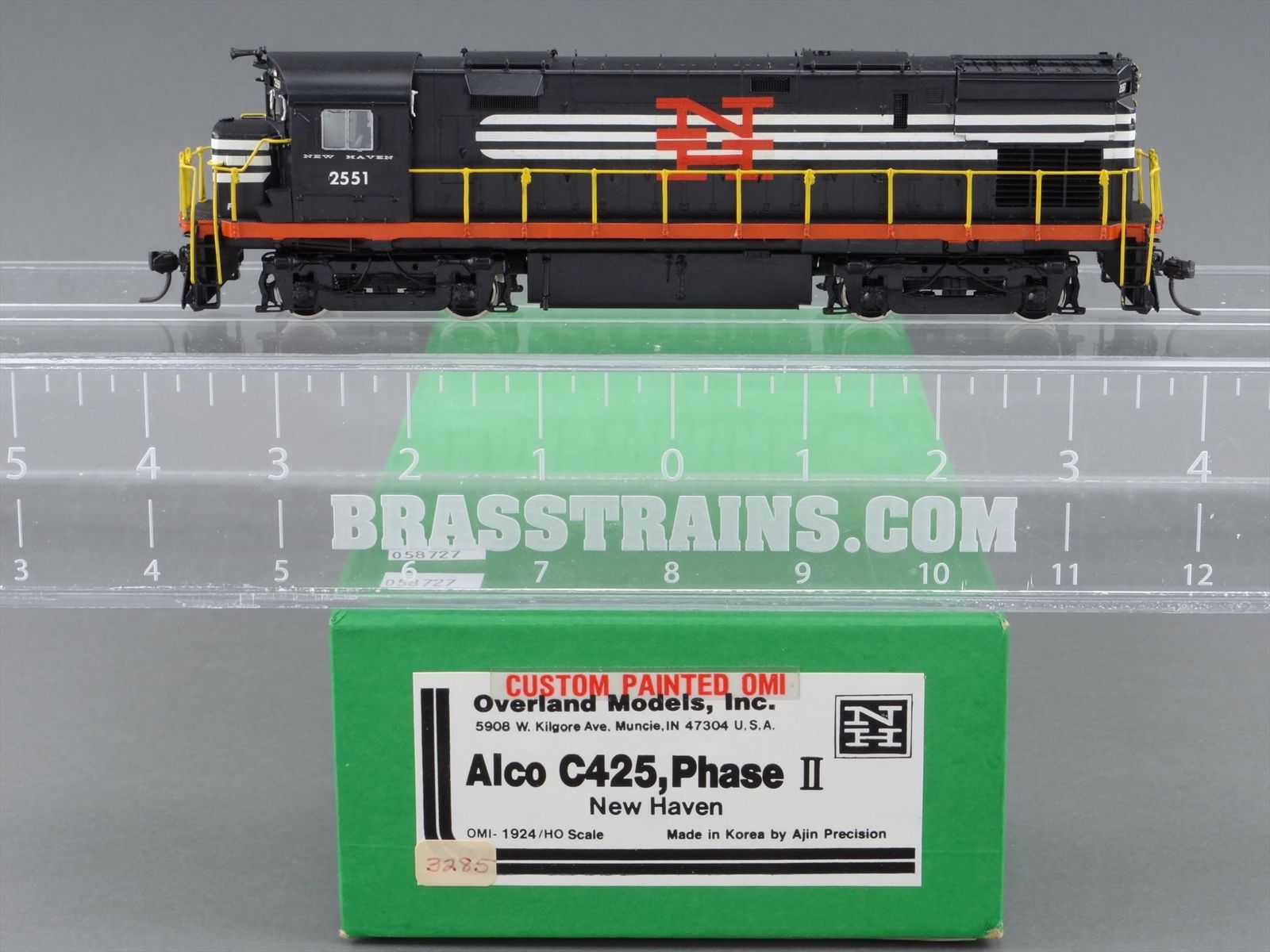 HO Brass Model Train - OMI 1924.1 Overland NH New Haven Alco C425 ...