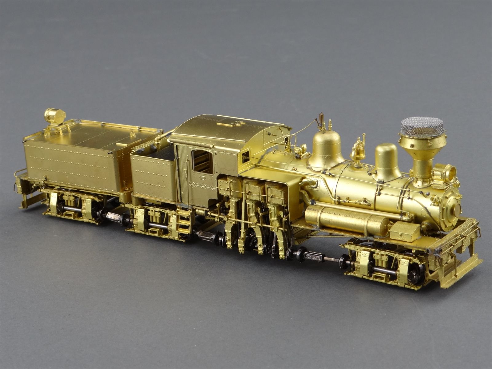 HO Brass OMI 1553 Overland Cass Scenic Railroad 3-Truck 80-Ton Logging ...