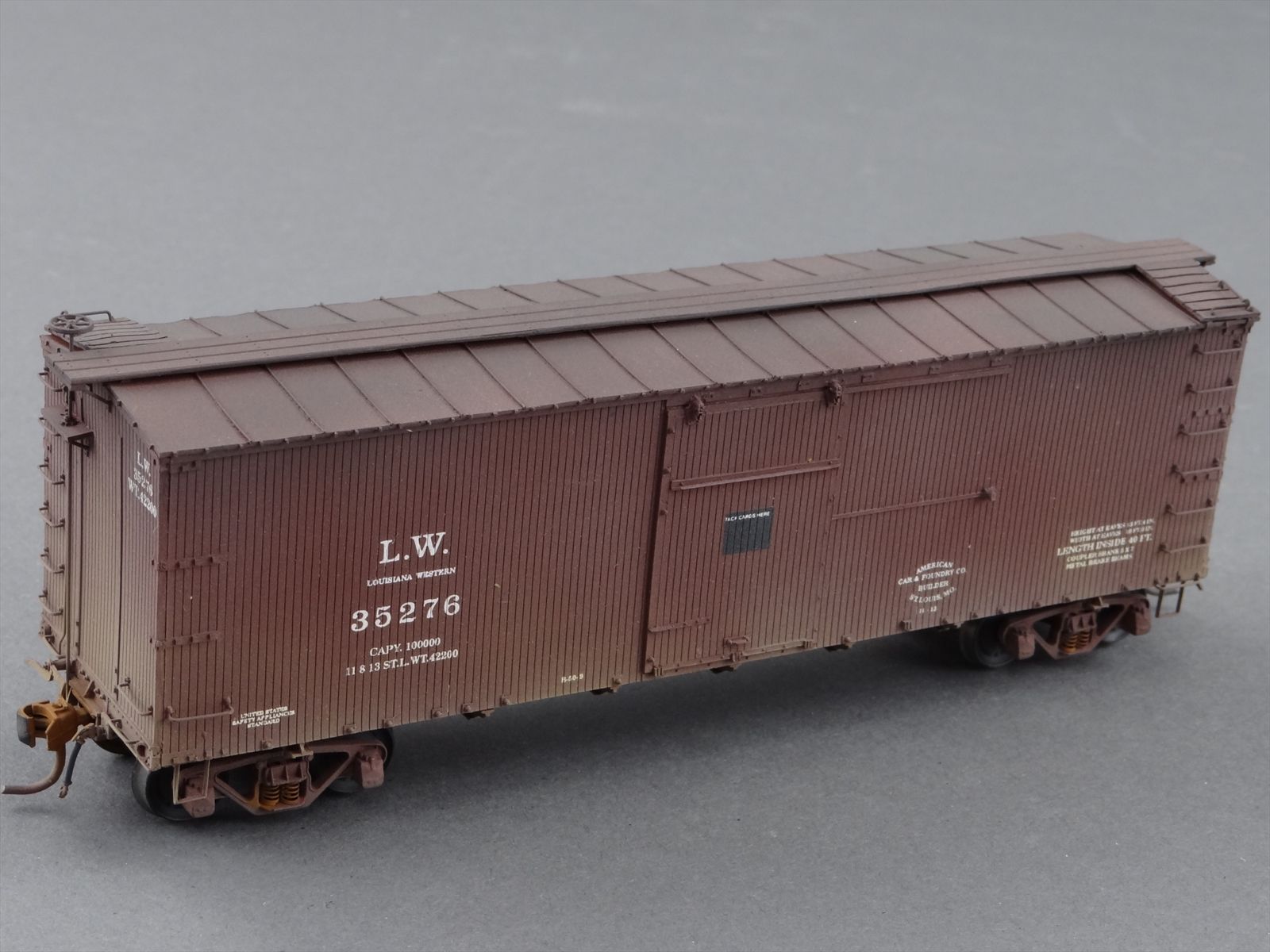 HO Westerfield 7311 Pro Built Kit - SP Southern Pacific B-50-9 Box Car #35276 - Custom