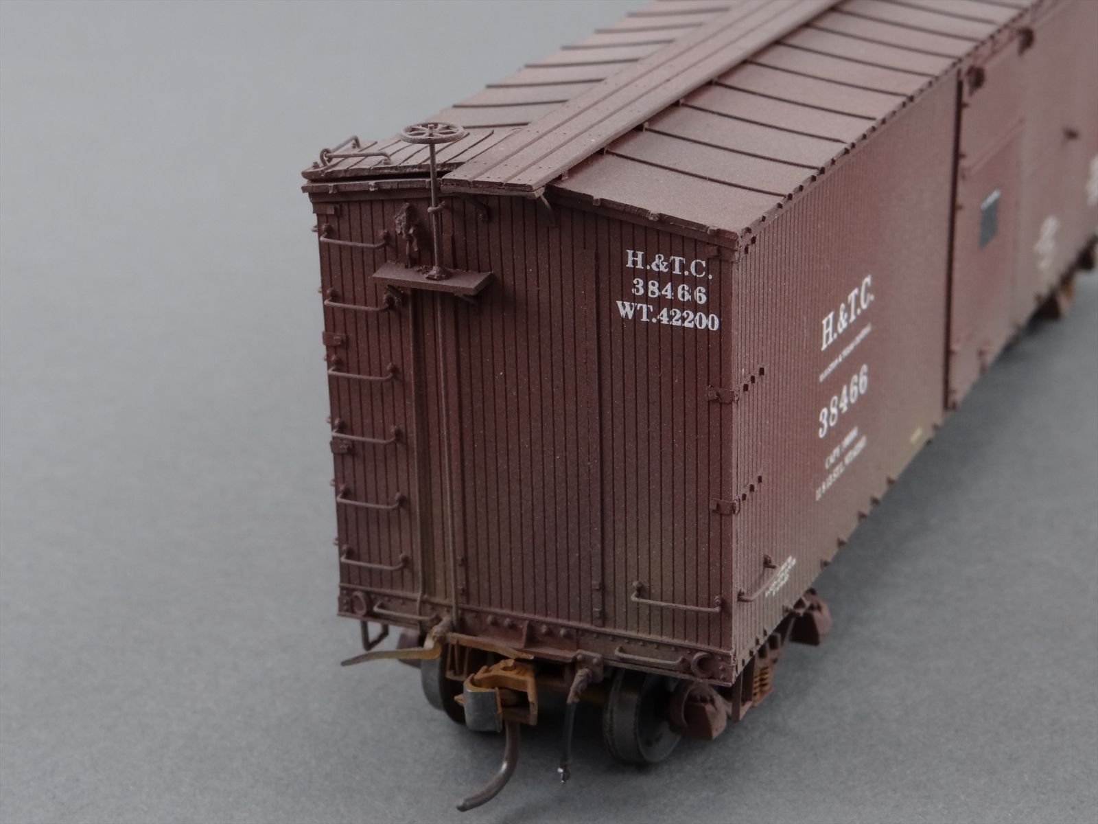HO Westerfield 7311 Pro Built Kit - SP / H&TC Houston & Texas Central B-50-9 Box Car #38466 - Custom