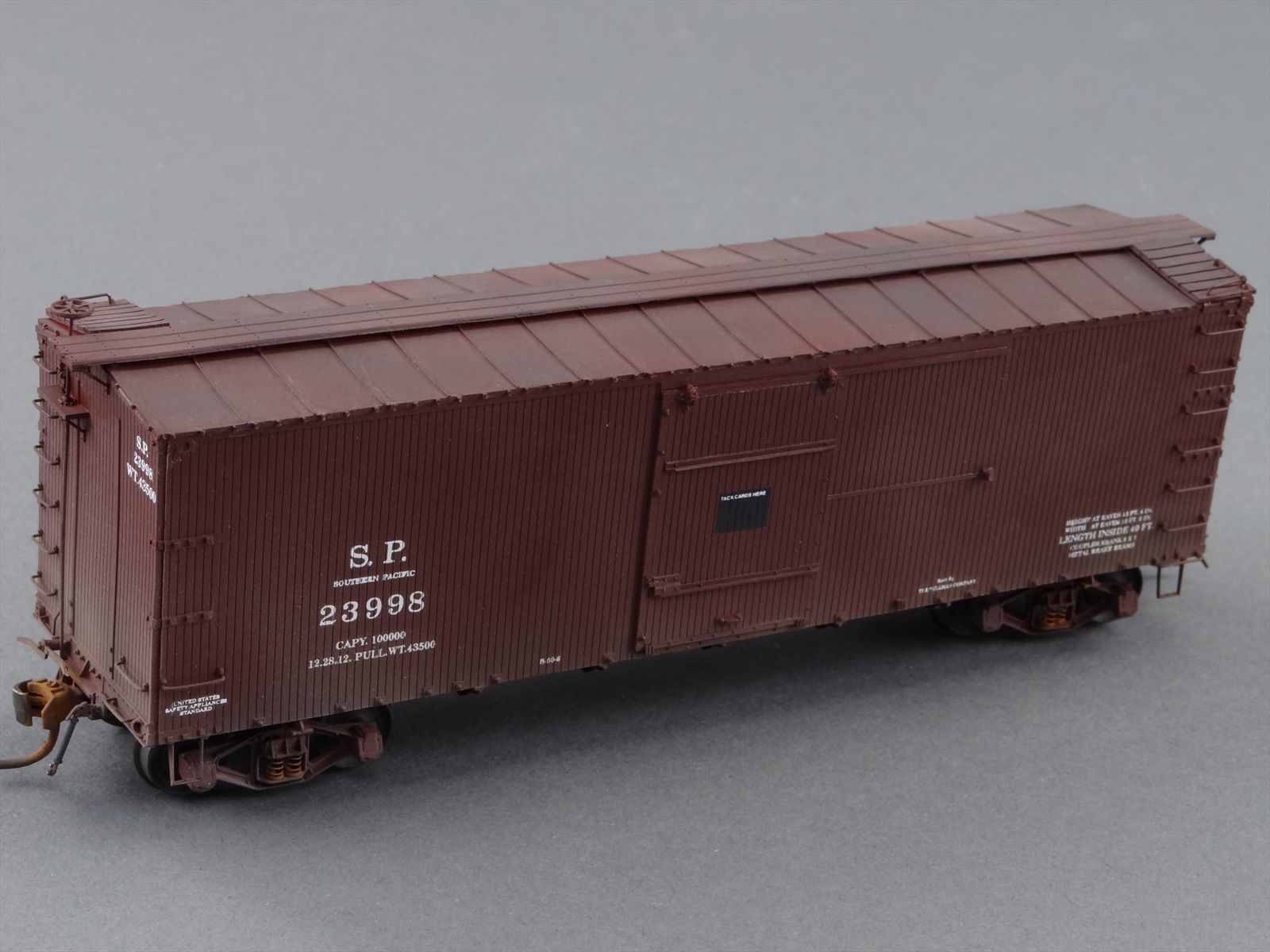 HO Westerfield 7303 Pro Built Kit - SP Southern Pacific B-50-6 Box Car #23998 - Custom