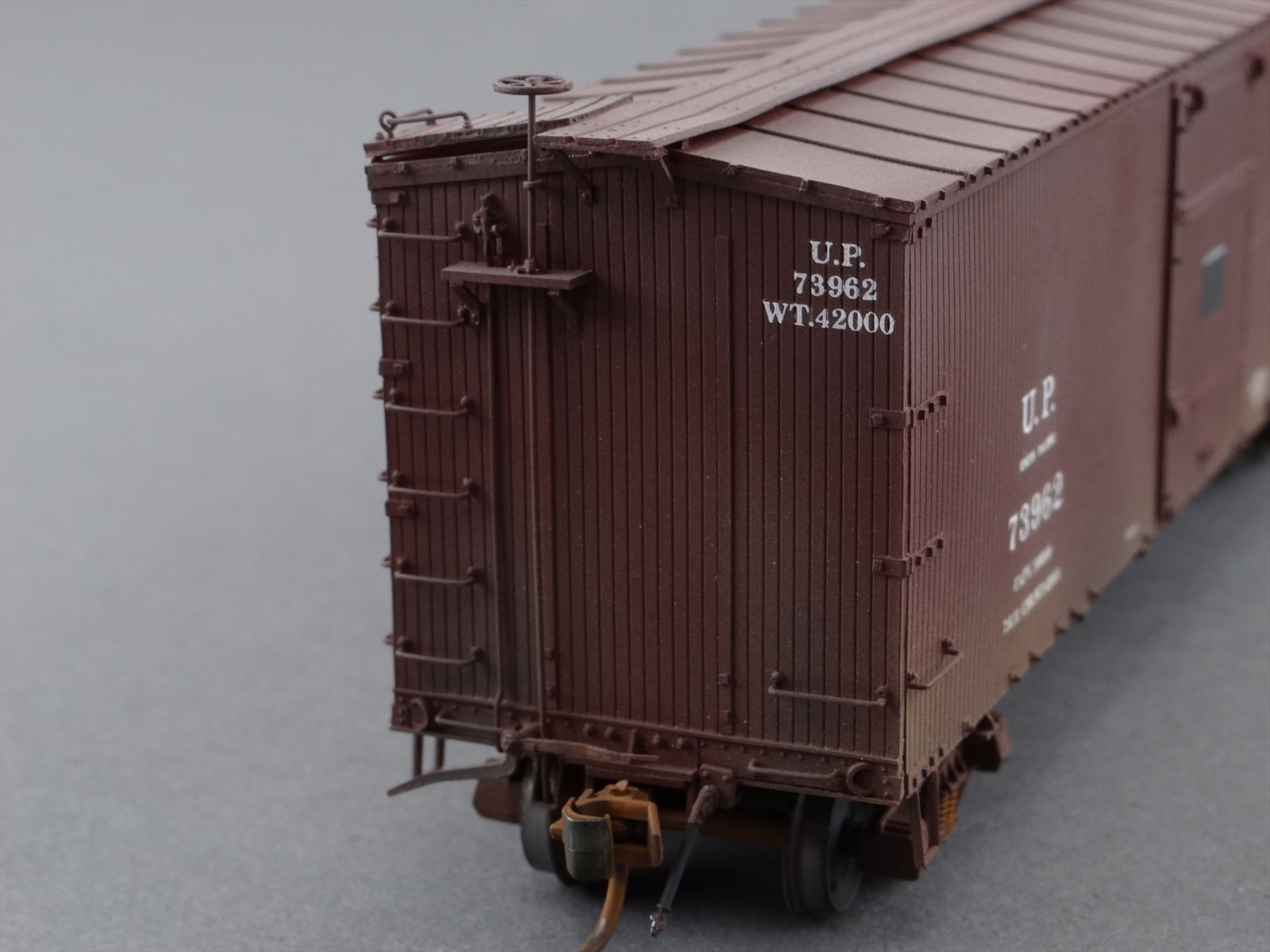 HO Westerfield 7304 Pro Built Kit - UP / UP Union Pacific B-50-6 Box Car #73962 - Custom