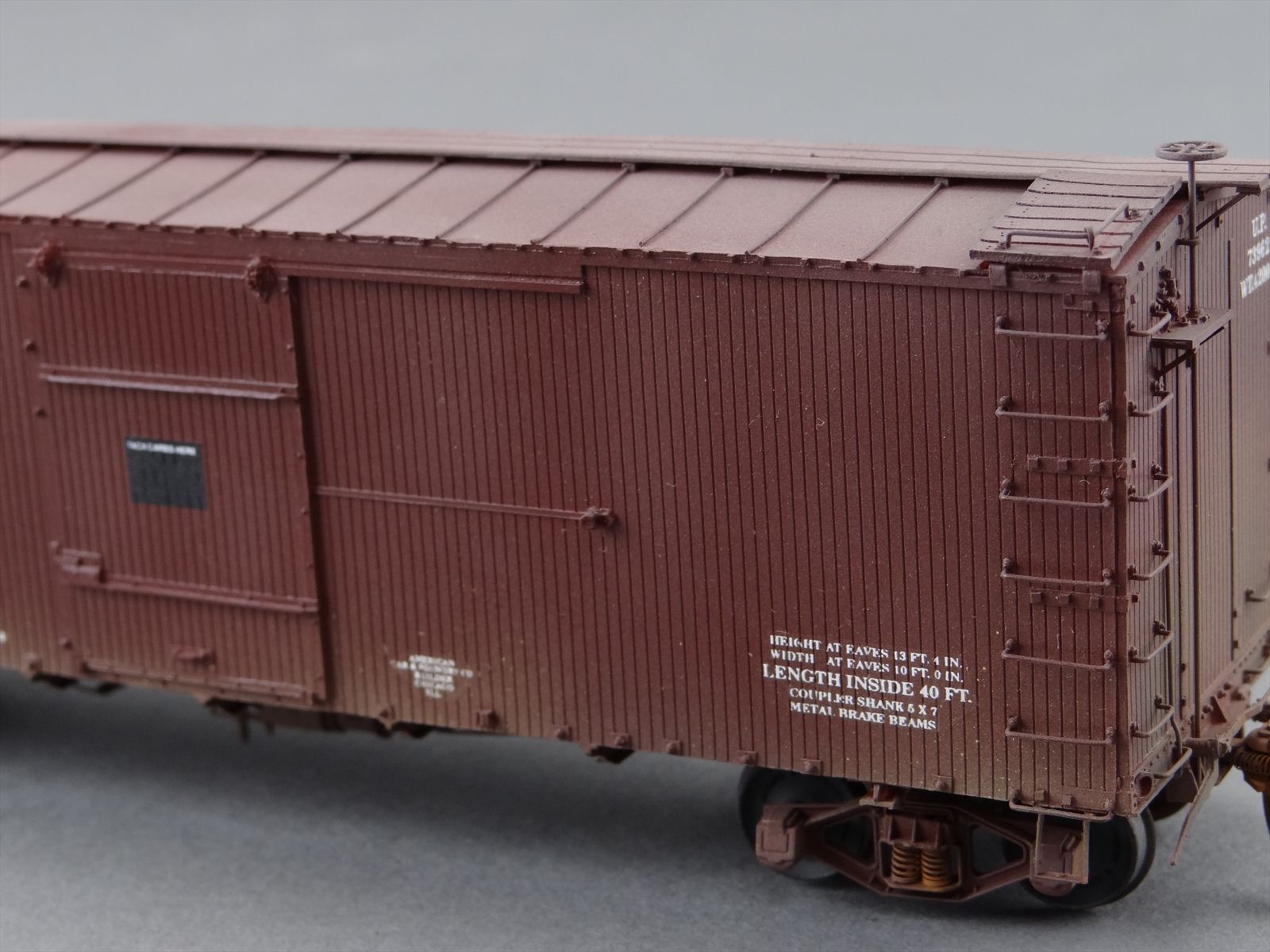 HO Westerfield 7304 Pro Built Kit - UP / UP Union Pacific B-50-6 Box ...