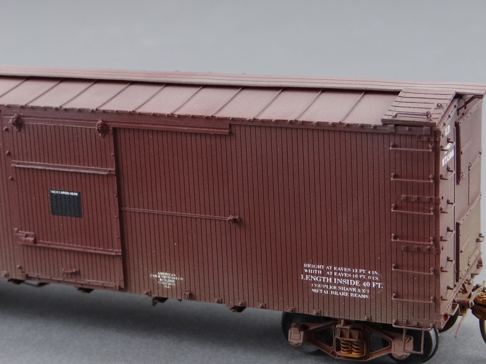 HO Westerfield 7304 Pro Built Kit - UP / UP Union Pacific B-50-6 Box Car #73962 - Custom