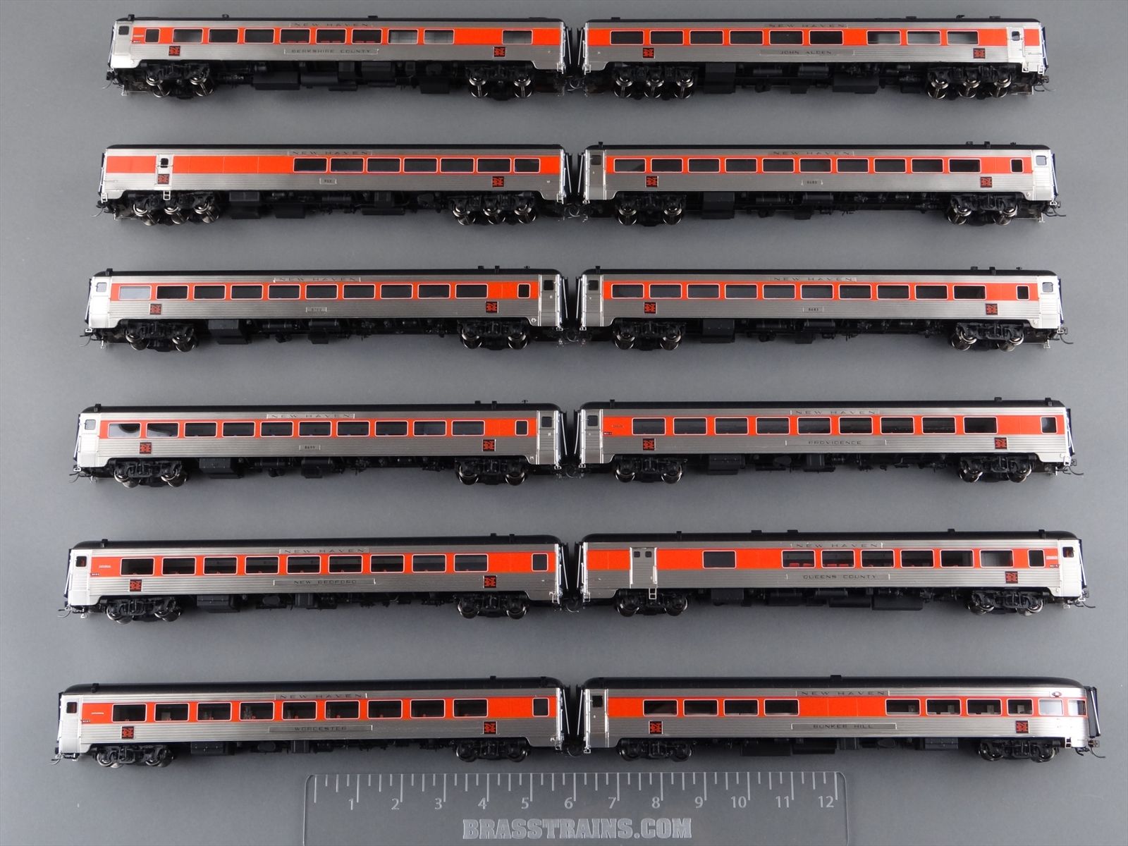 HO Brass Model Train - Railway Classics NH55 NH New Haven 1955 ...