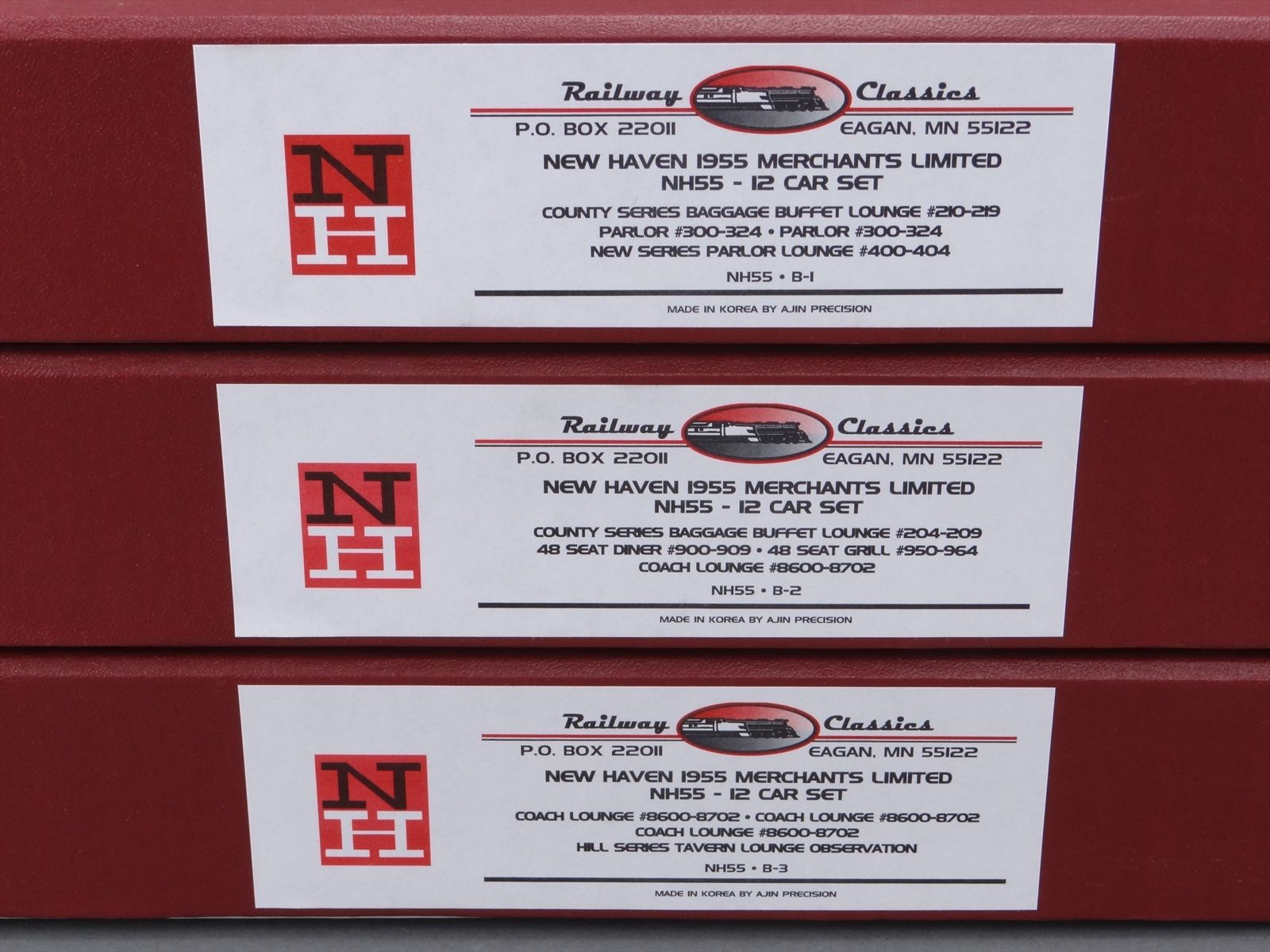 HO Brass Model Train - Railway Classics NH55 NH New Haven 1955 ...