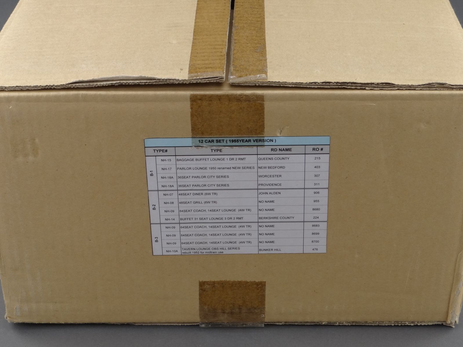 HO Brass Model Train - Railway Classics NH55 NH New Haven 1955 ...