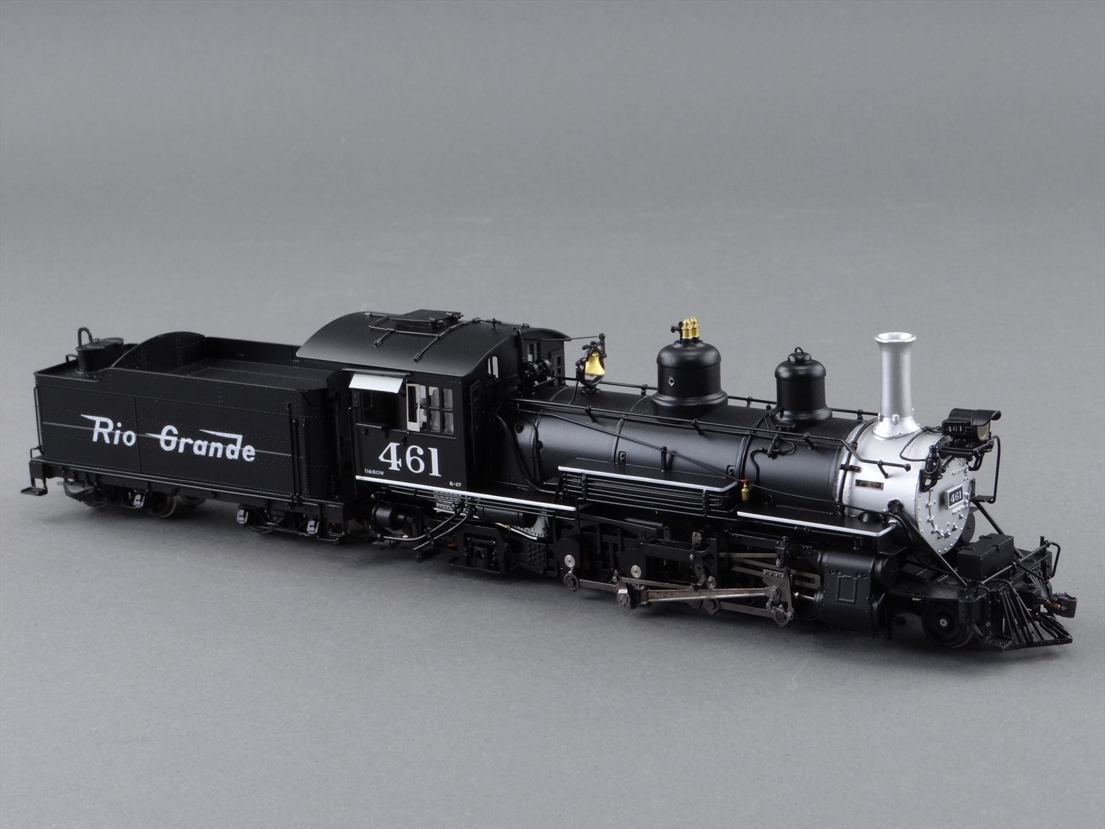 Sn3 Scale Brass Model Train - PBL Hybrid D&RGW Rio Grande K-27 2-8-2 ...