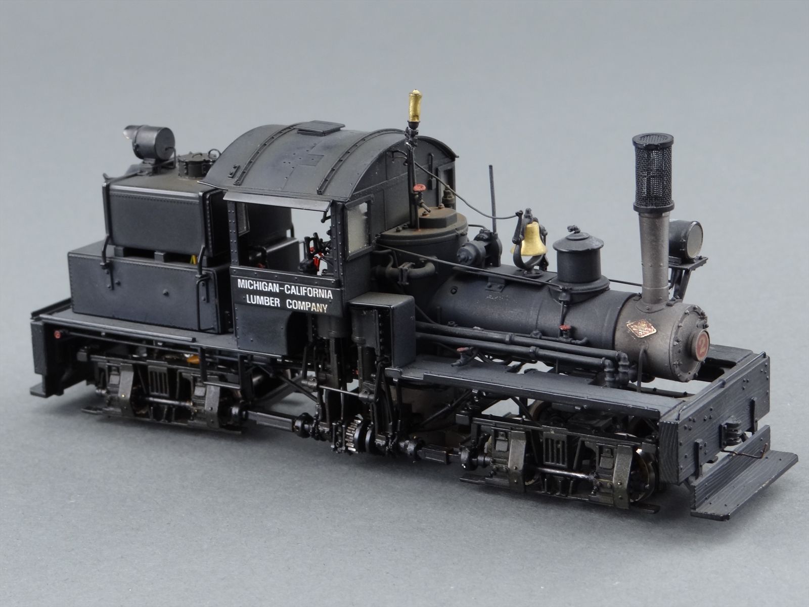 Sn3 Scale Brass PBL Milestone Mich-Cal 16-Ton Tee Boiler Shay #2 ...