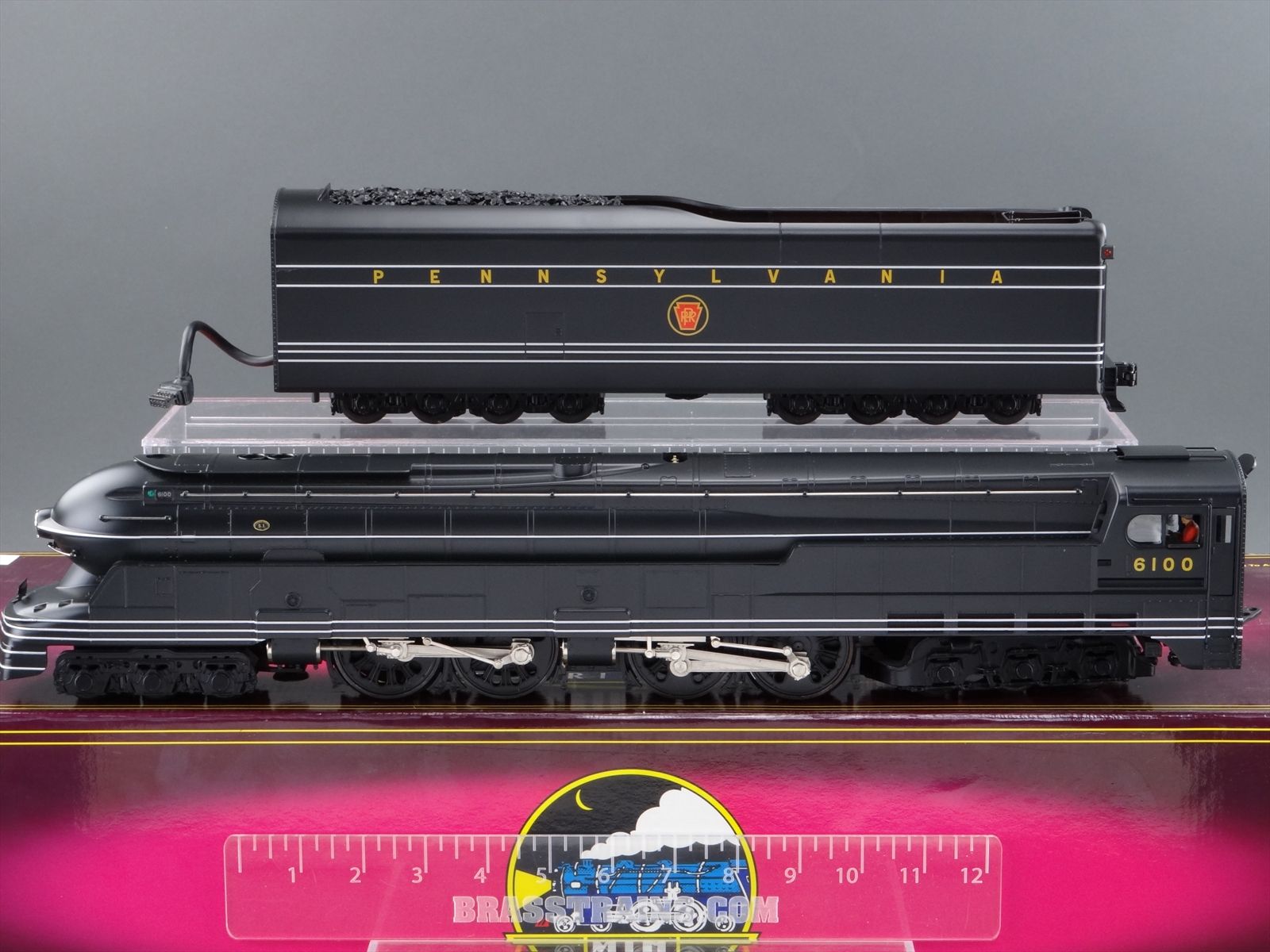 O Scale 3-Rail MTH 20-3107-1 PRR #6100- 6-4-4-6 S1 Steam Locomotive w ...