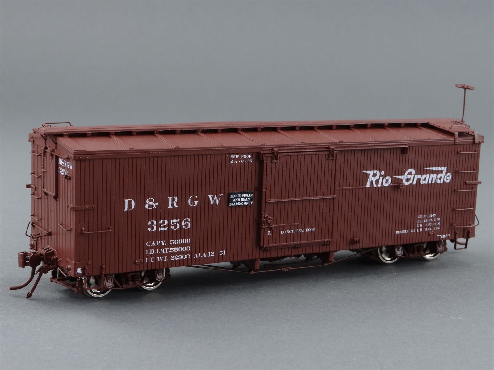 Sn3 Scale - PBL R2 D&RGW Rio Grande 3000 Series Boxcar #3256 - Custom ...