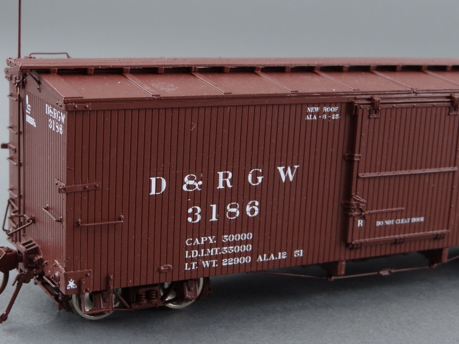 Sn3 Scale - PBL R2 D&RGW Rio Grande 3000 Series Boxcar #3186 - Custom ...