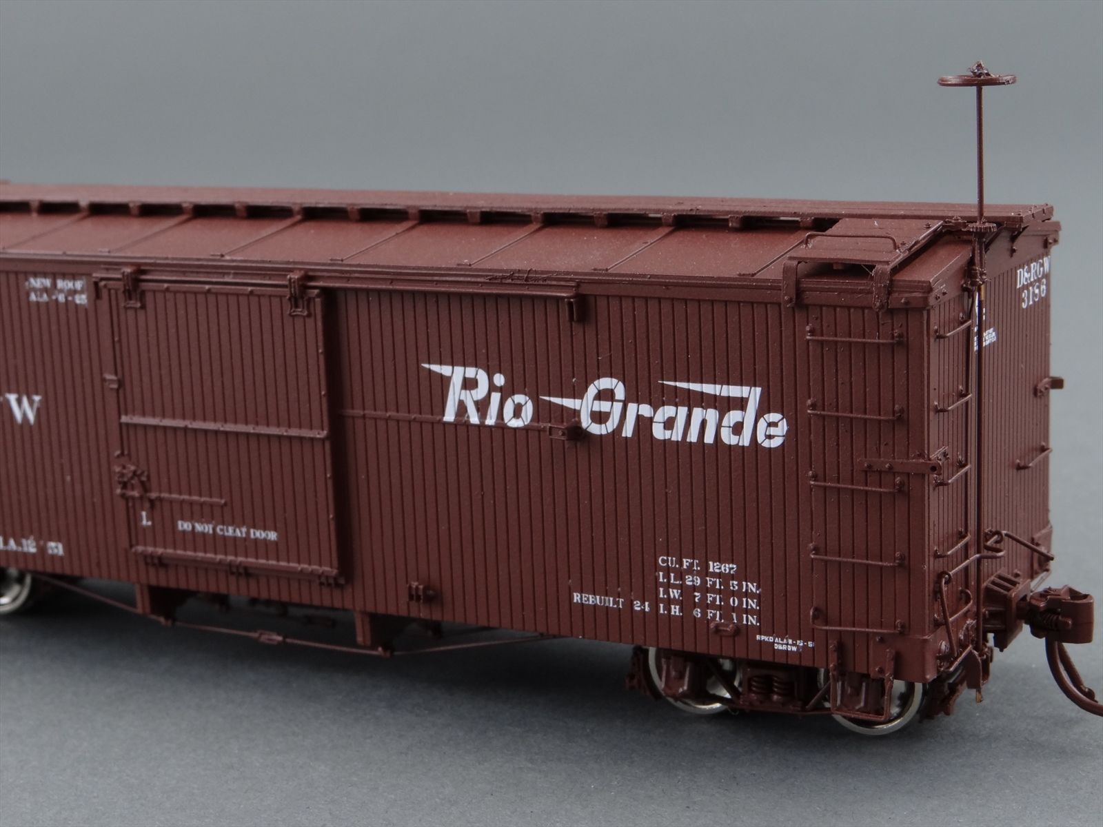 Sn3 Scale - PBL R2 D&RGW Rio Grande 3000 Series Boxcar #3186 - Custom ...