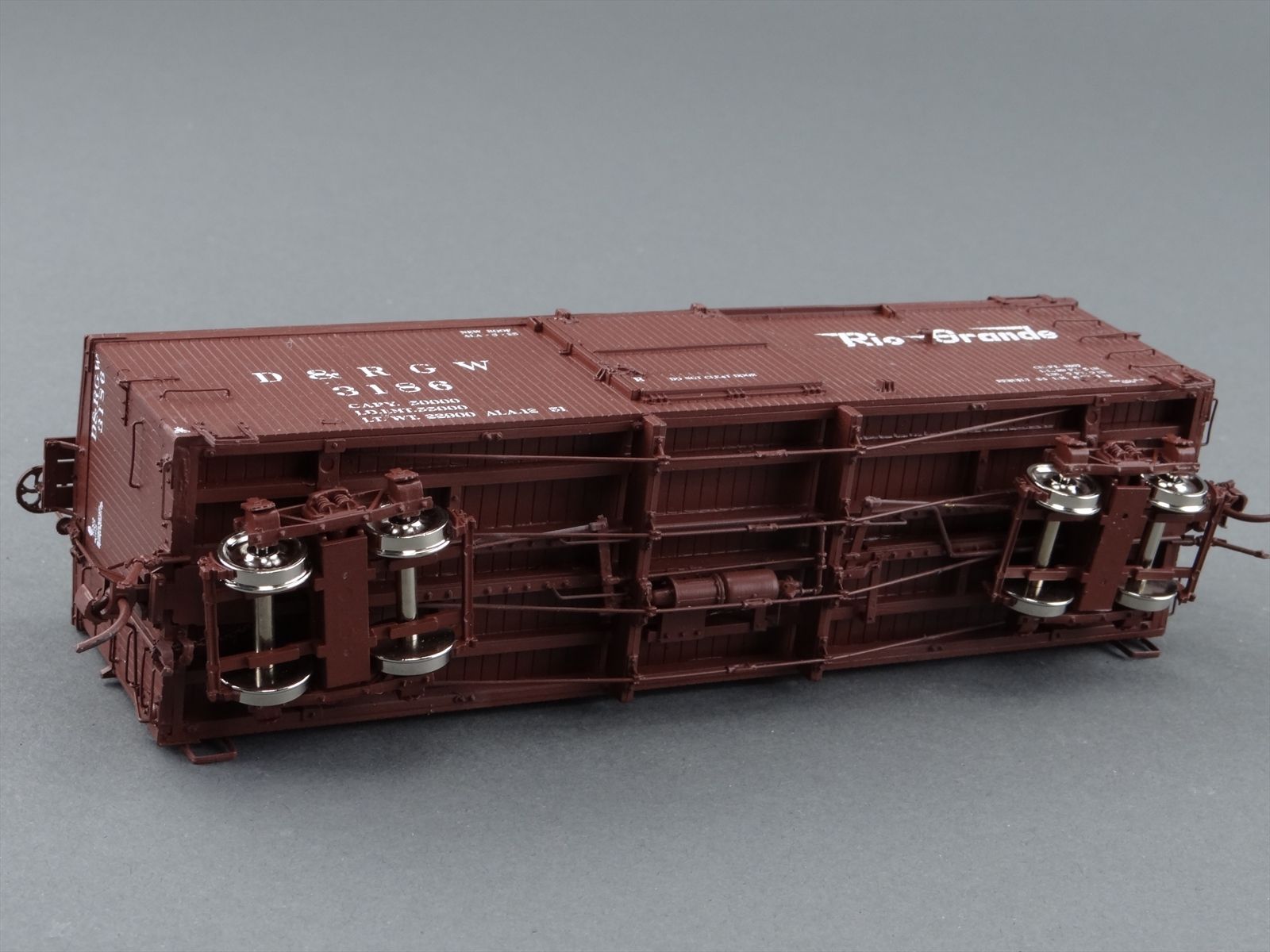 Sn3 Scale - PBL R2 D&RGW Rio Grande 3000 Series Boxcar #3186 - Custom ...
