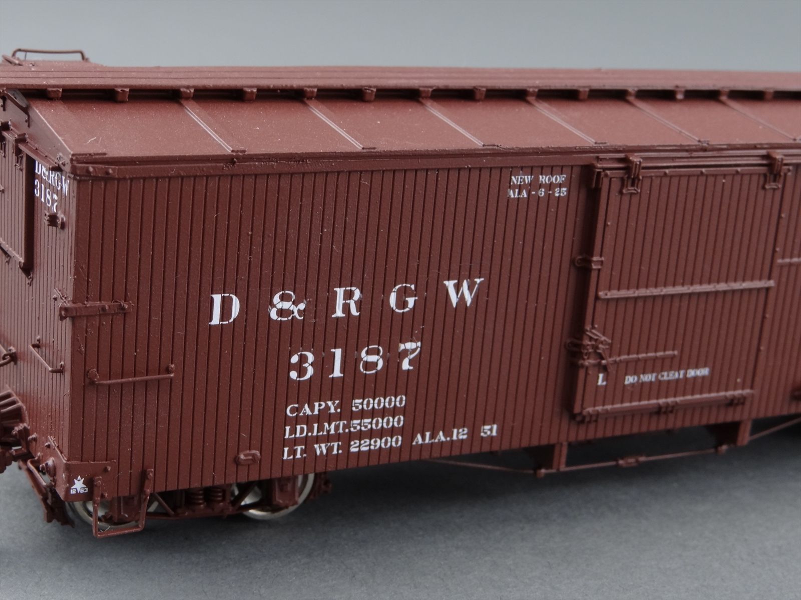 Sn3 Scale - PBL R2 D&RGW Rio Grande 3000 Series Boxcar #3187 - Custom ...