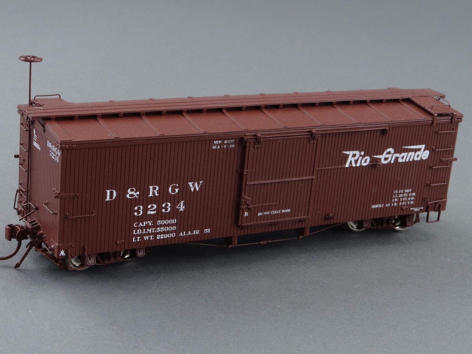Sn3 Scale - PBL R2 D&RGW Rio Grande 3000 Series Boxcar #3234 - Custom ...