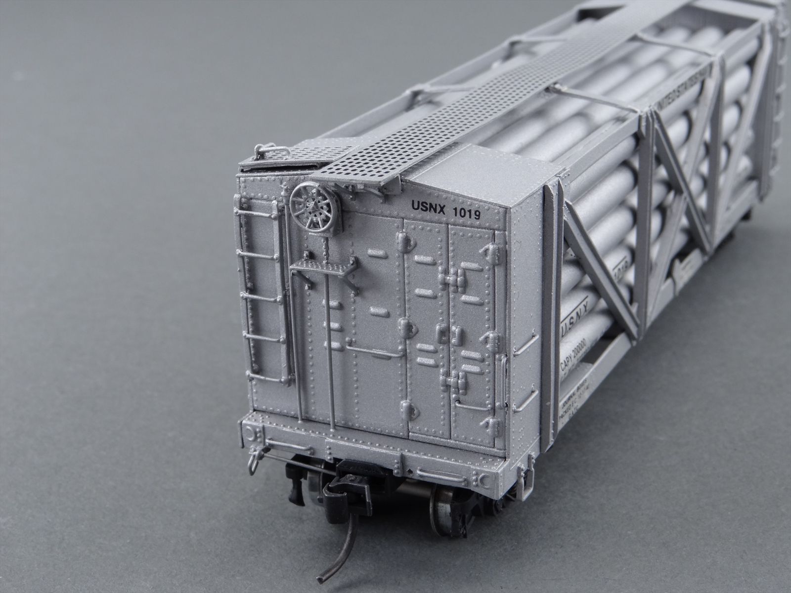 HO Pecos River Brass 2491 United States Navy Helium Car #1019 - CUSTOM