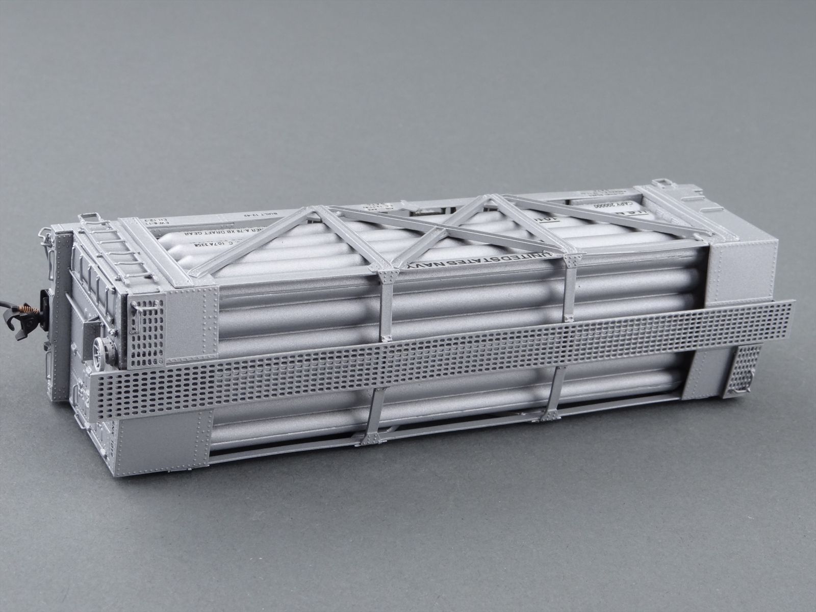 HO Pecos River Brass 2491 United States Navy Helium Car #1019 - CUSTOM