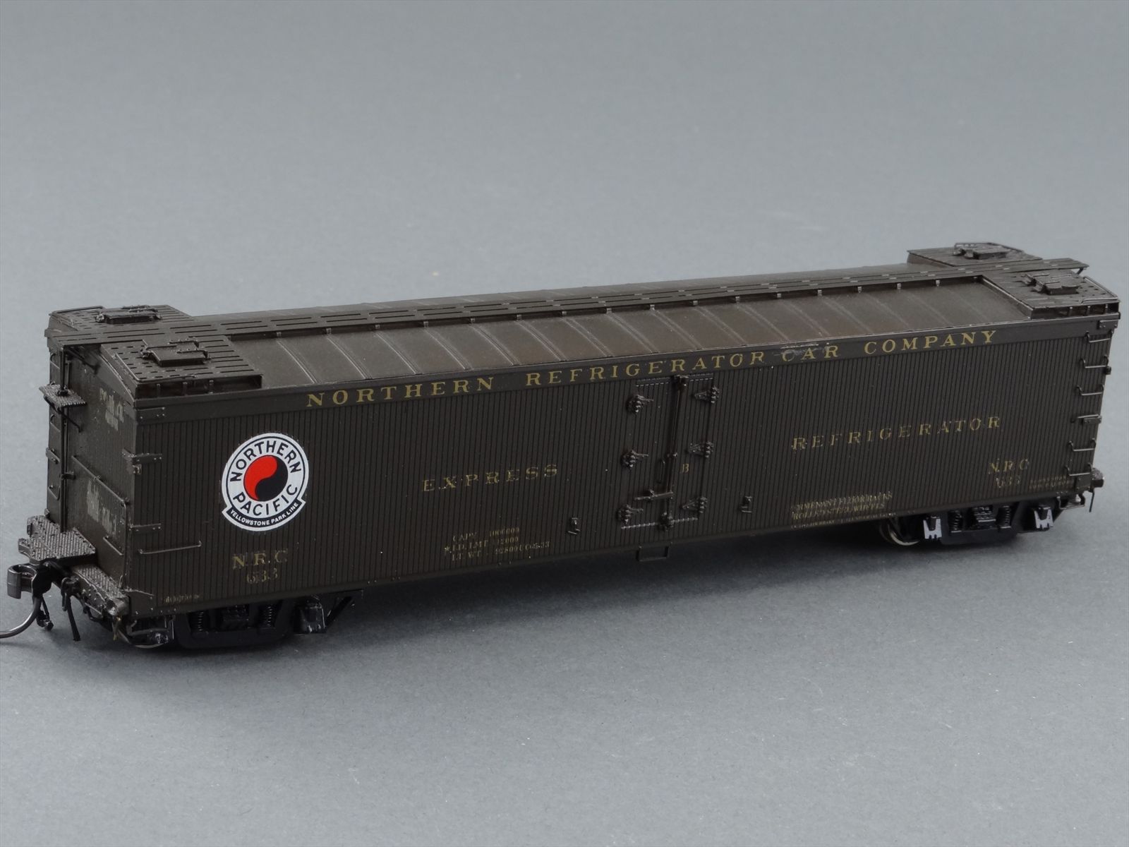 HO Brass W&R NP Northern Refrigerator Car Co Express Reefer #601-667 ...