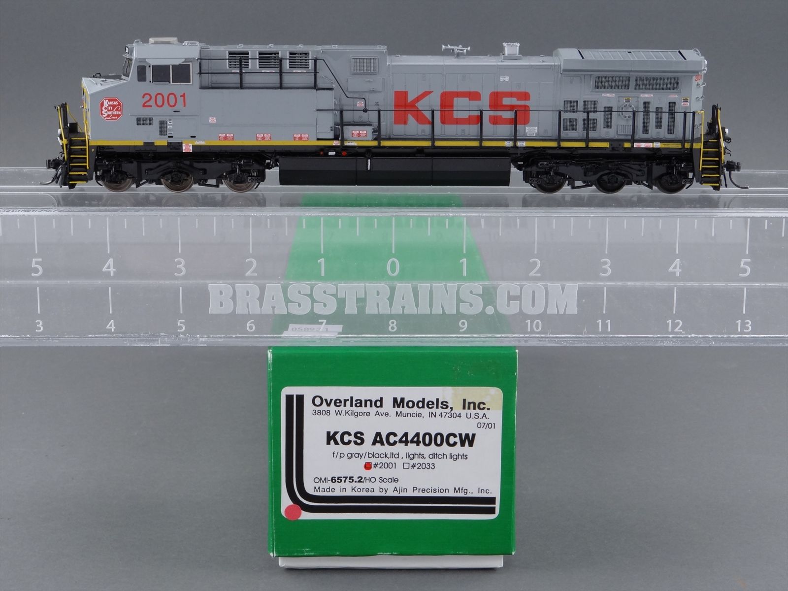HO Brass Model Train - OMI Overland KCS Kansas City Southern - AC4400CW ...