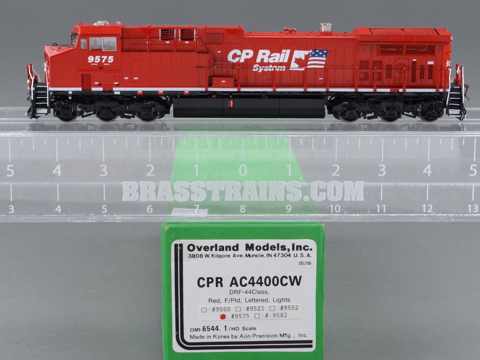 HO Brass Model Train - OMI 6544.1 CP CPR Canadian Pacific AC4400CW / DRF-44 #9575