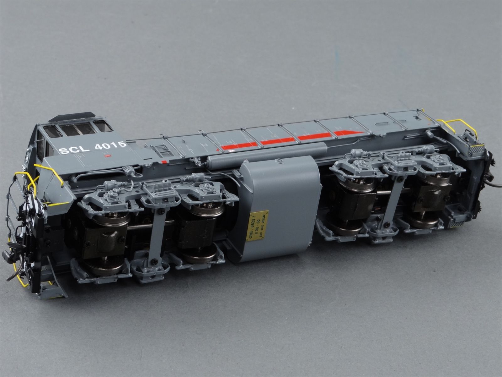 HO Brass Model Train - OMI 6825.1 Overland SCL / L&N MP15AC Diesel #4015