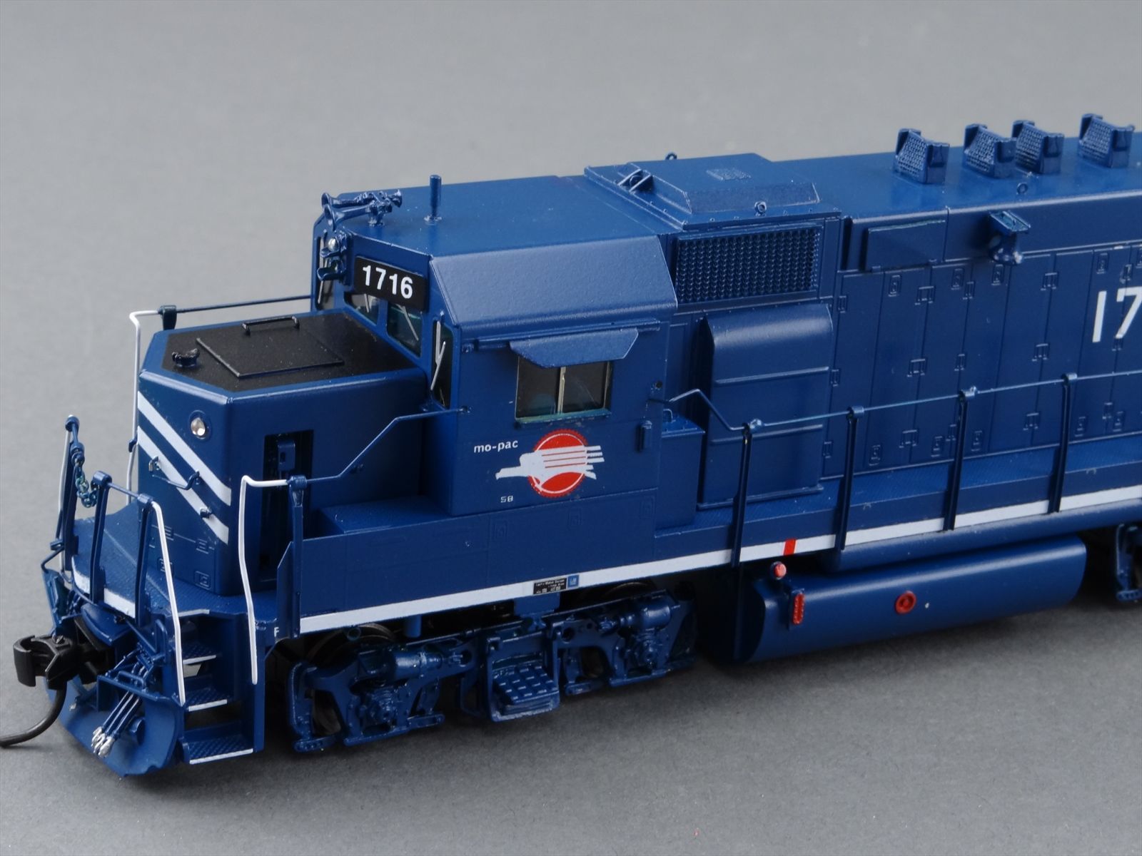 HO Brass Model Train - OMI 6752.1 Missouri Pacific GP15AC Diesel #1716