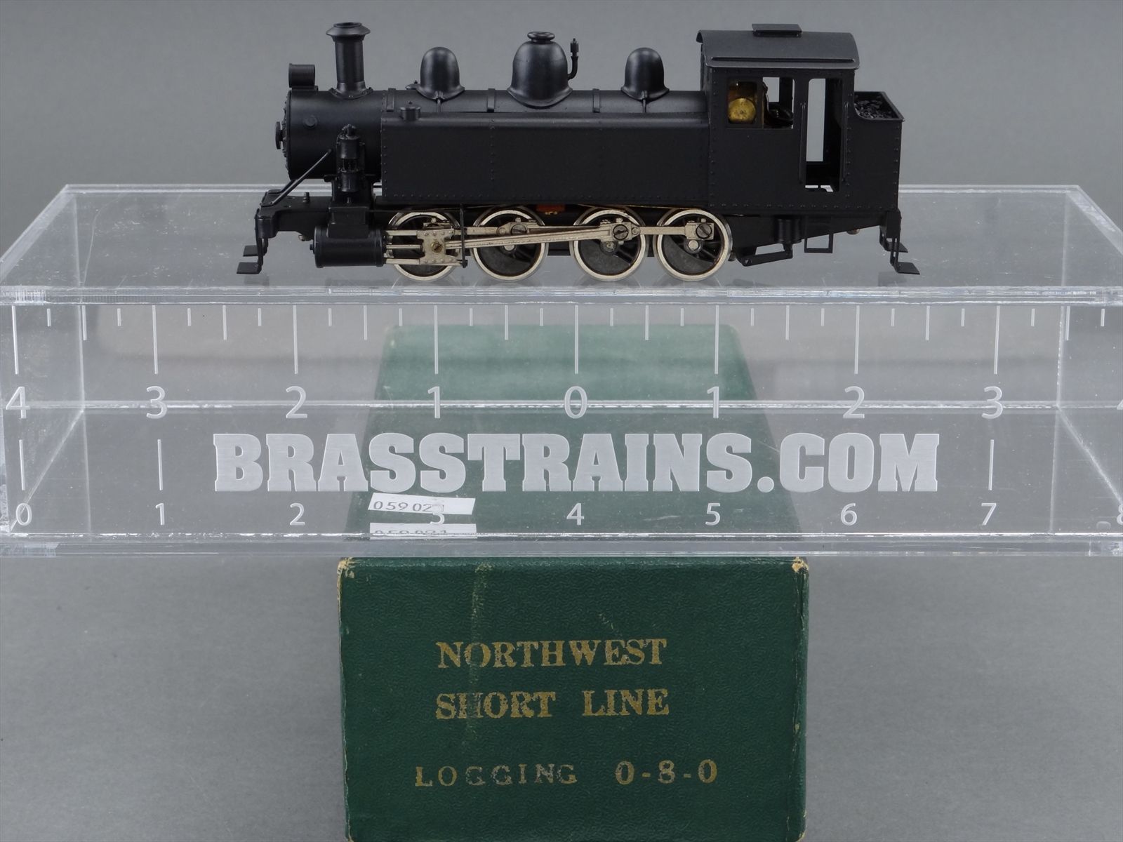 HO Brass Model Train - NWSL 0-8-0T Logging Steam Loco - Painted Black